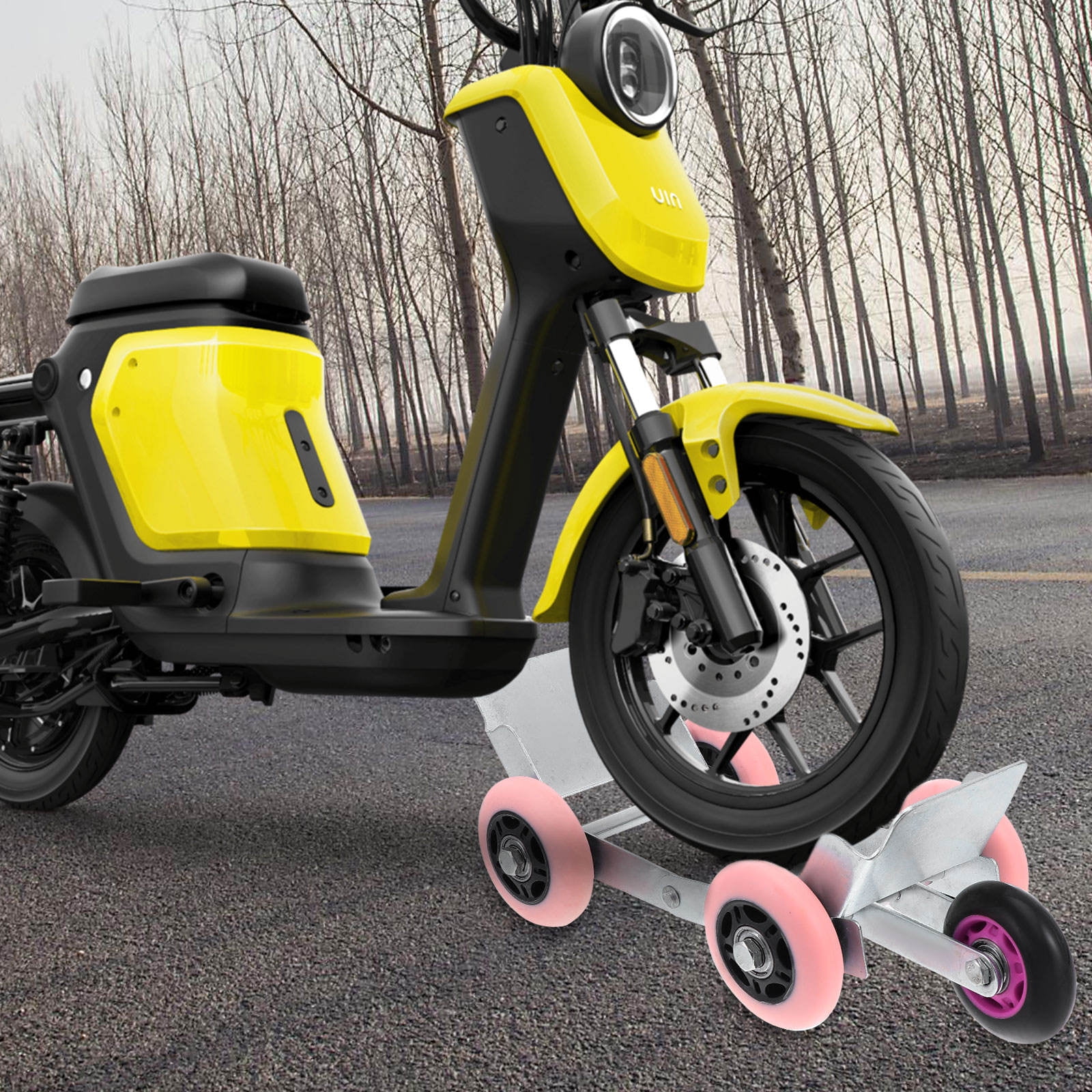 KAKOWELY 1Pack Tire Wheel Dolly Transport Wheel Motorbike Towing Dolly ...