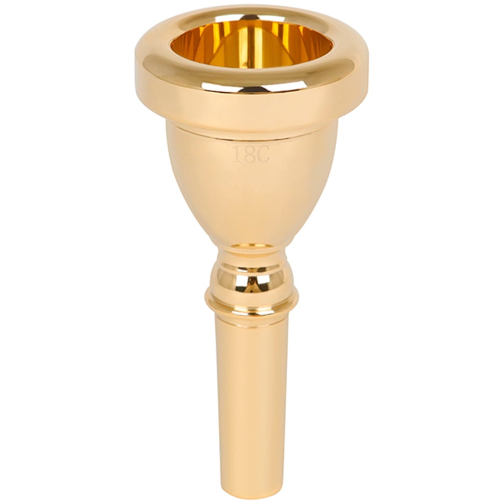 KAKOWELY 1Pack Tuba Mouthpiece Golden Circular for Sound Production and ...