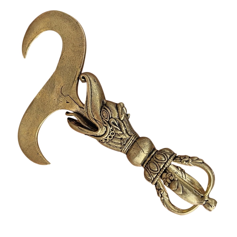 KAKOWELY 1Pack Vajra Pestle Pendant Golden Brass Retro Home Decor Item ...