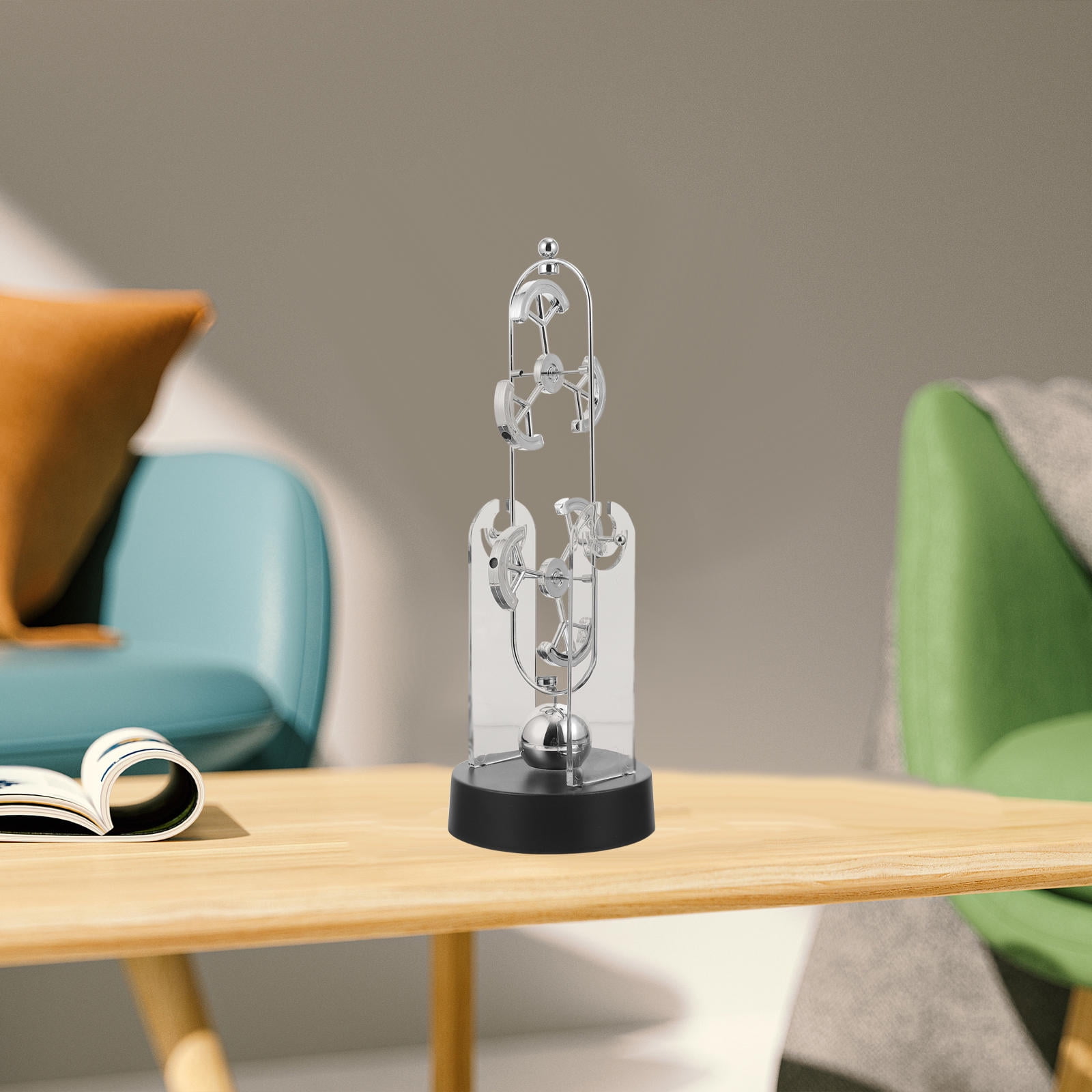 KAKOWELY 1Pc Perpetual Motion Instrument Silver Astrological Shape For ...