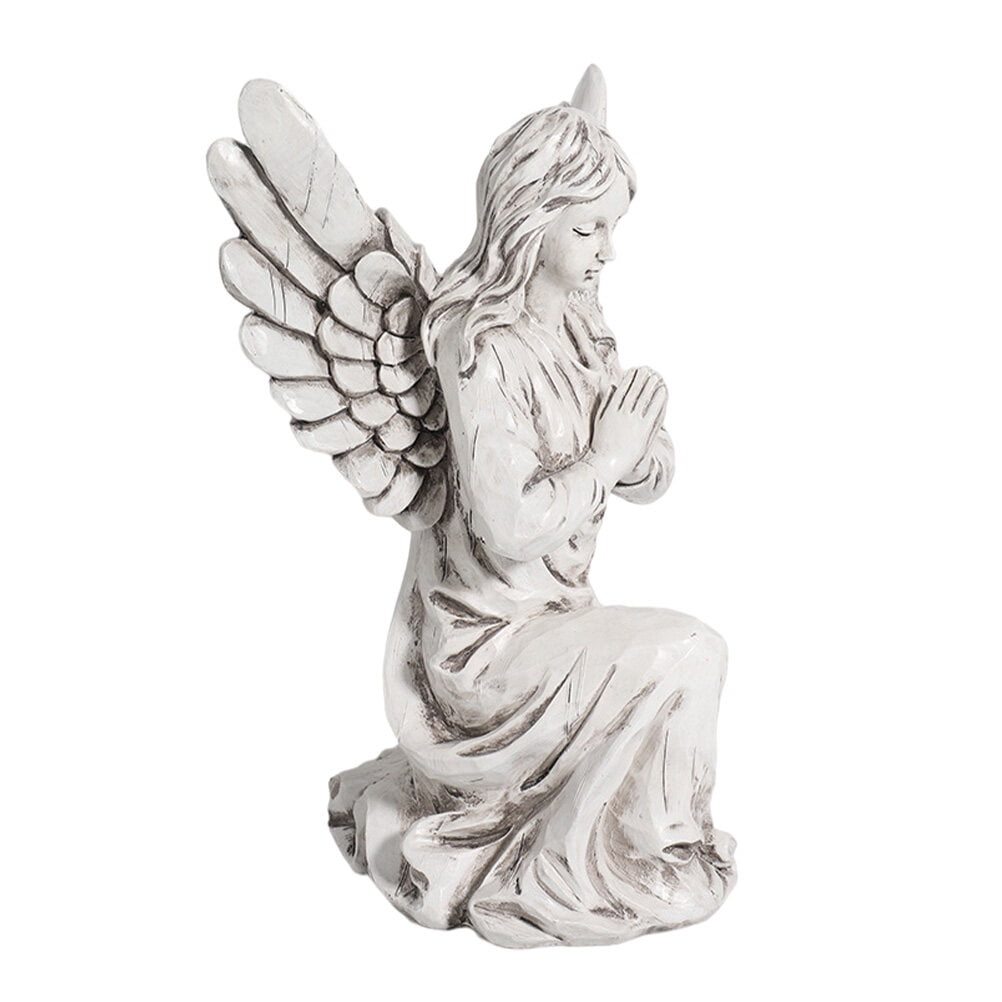 KAKOWELY 1Pcs Miniature Angels Figurine Handmade Resin Statue For Home ...
