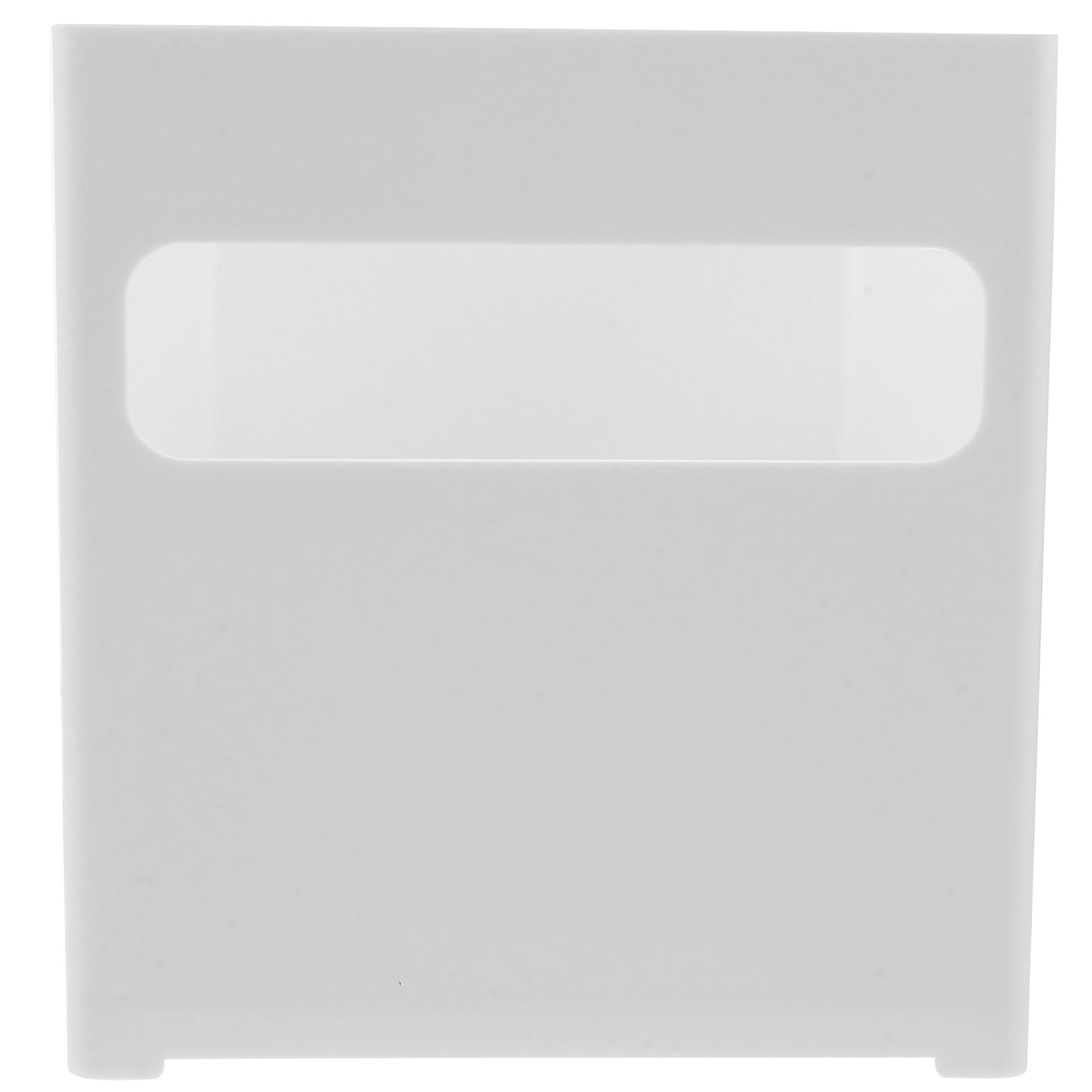 KAKOWELY 1Pcs White Rectangular Storage Bin for Cabinet and Desktop ...