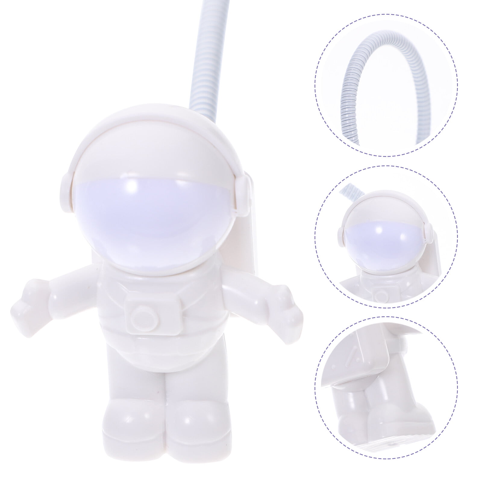KAKOWELY 1Set Small Lamp Reading Astronaut Led Light PVC Material for ...