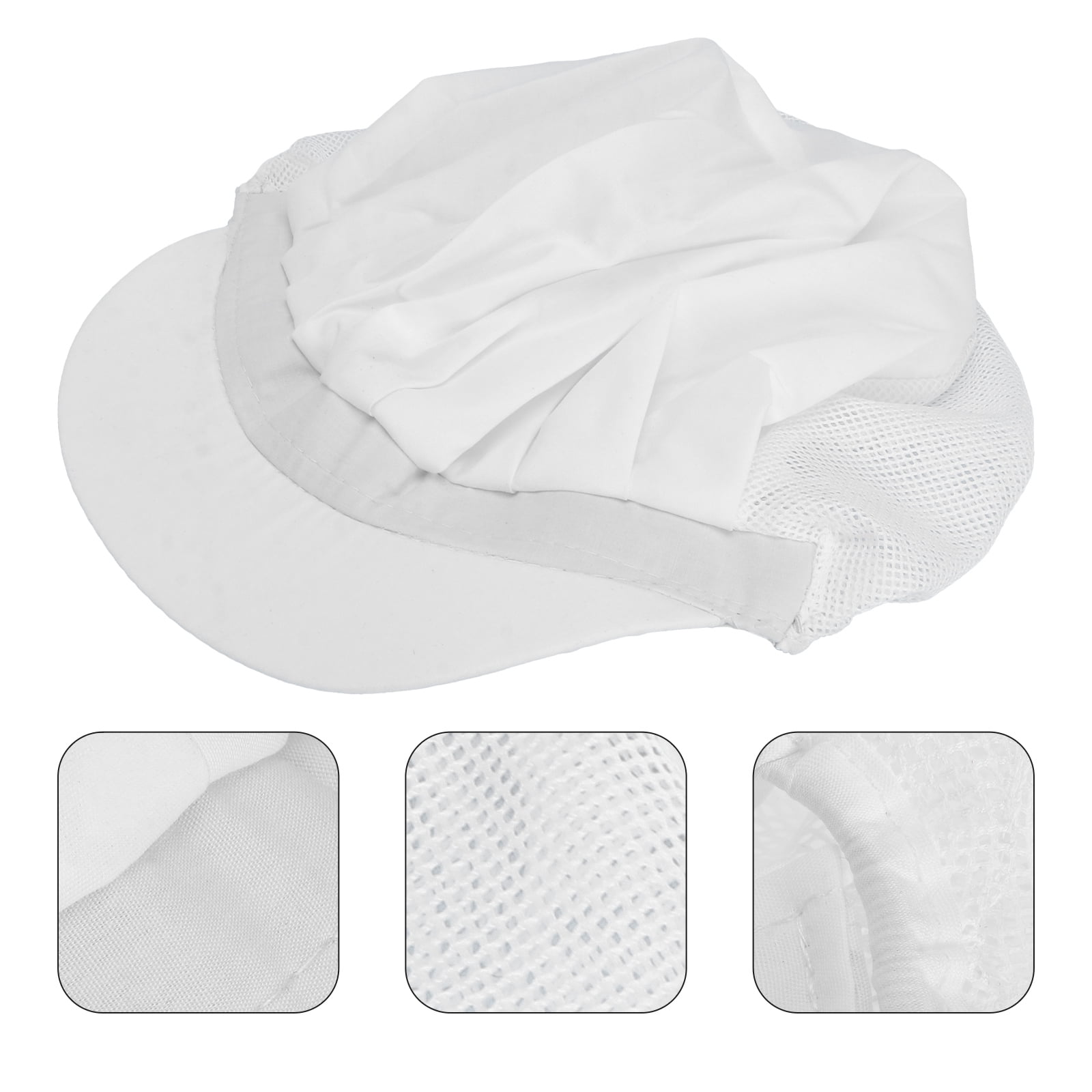KAKOWELY 1Set Work Hat Kitchen Use Curved Brim for Schools and ...