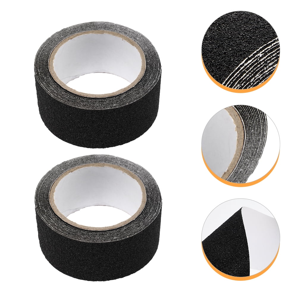 KAKOWELY 2 Rolls Anti Slip Adhesive Stair Treads for Indoor and Outdoor ...