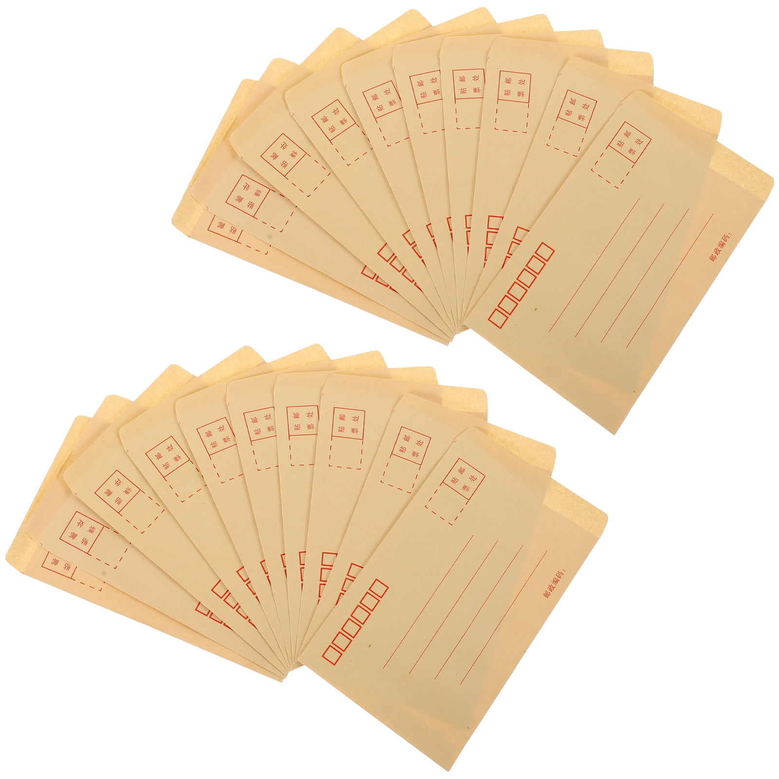 KAKOWELY 200Set Paper Envelopes Business Letter Storage 11X8.9In ...