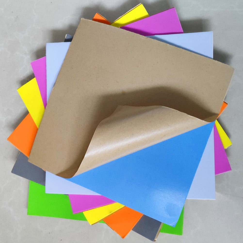 KAKOWELY 20Pack Assorted Color EVA Sponge Paper Sheets for DIY Crafting ...