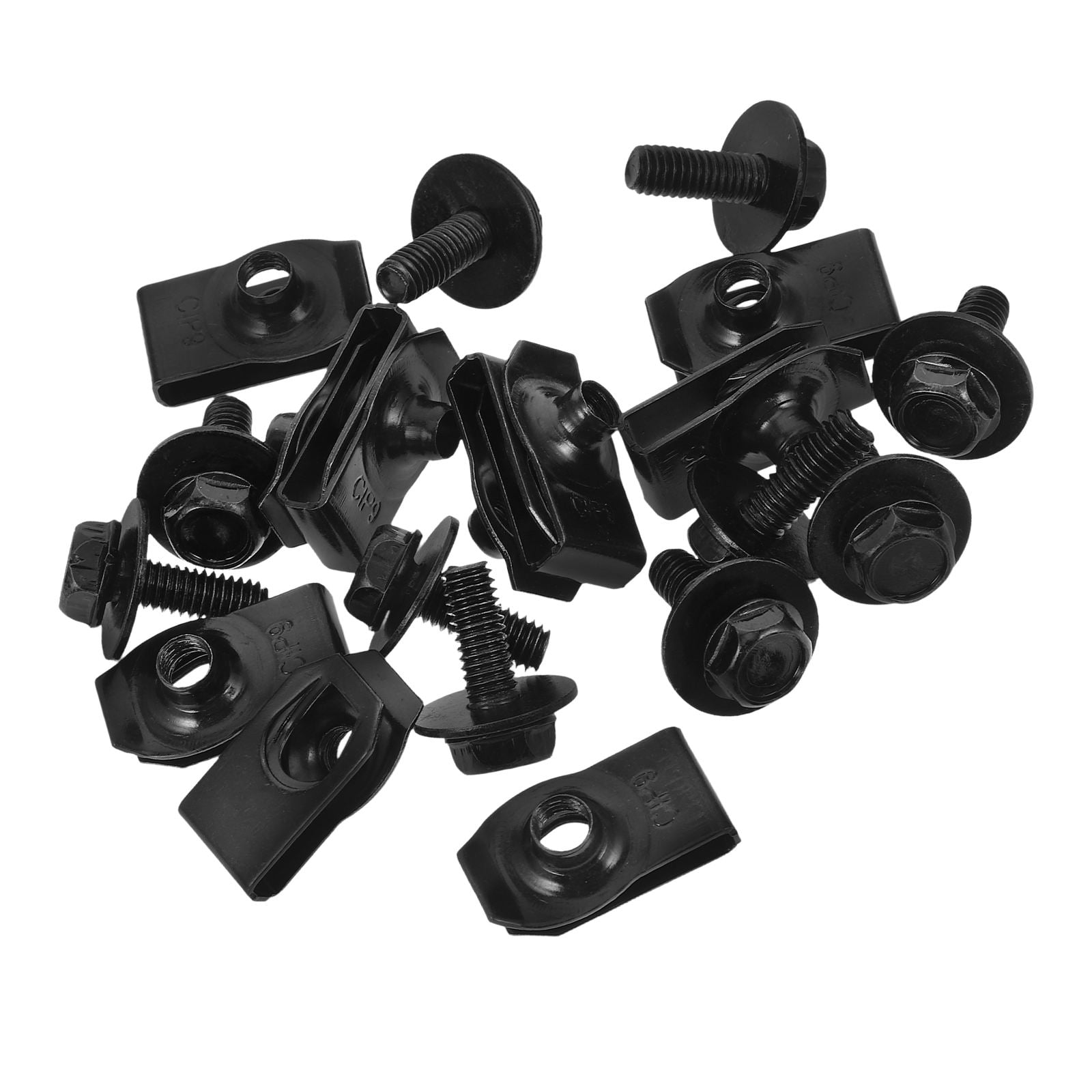 KAKOWELY 20Pack Metal Car Retainer Clips U Shape Anti Vibration for ...
