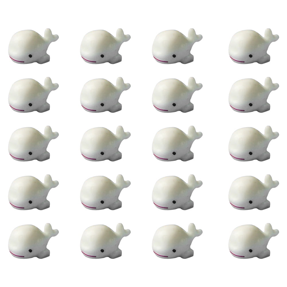 KAKOWELY 20Pack Mini Resin Dolphin Figure Animal Statue Home Garden ...