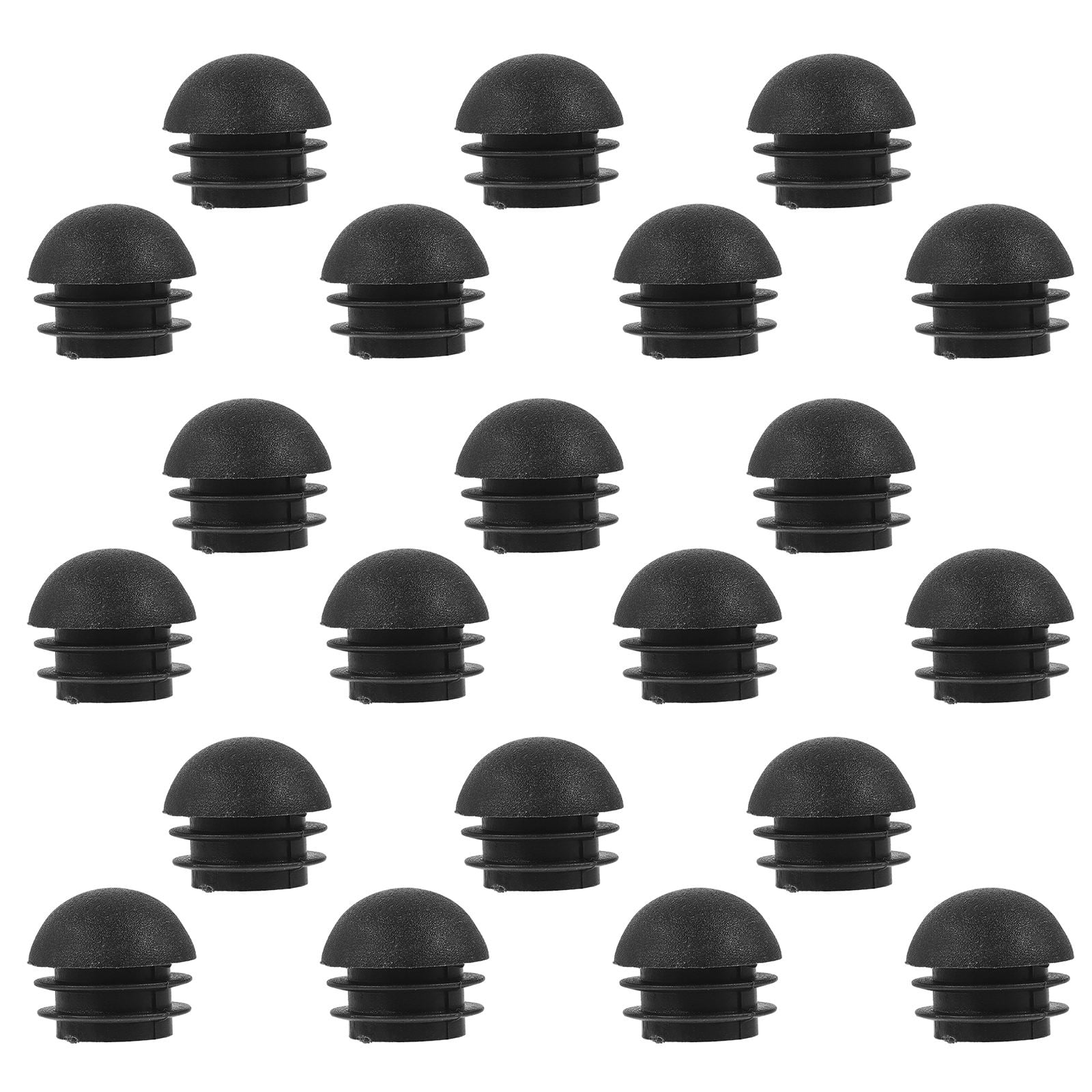 KAKOWELY 20Pcs Chair Leg End Cap Round Tube Furniture Leg Protectors ...