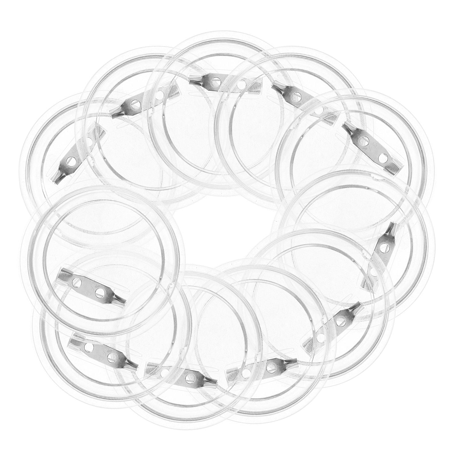 KAKOWELY 25Pcs Clear Buttons Pin Diy Enthusiasts Craft Makers Any ...