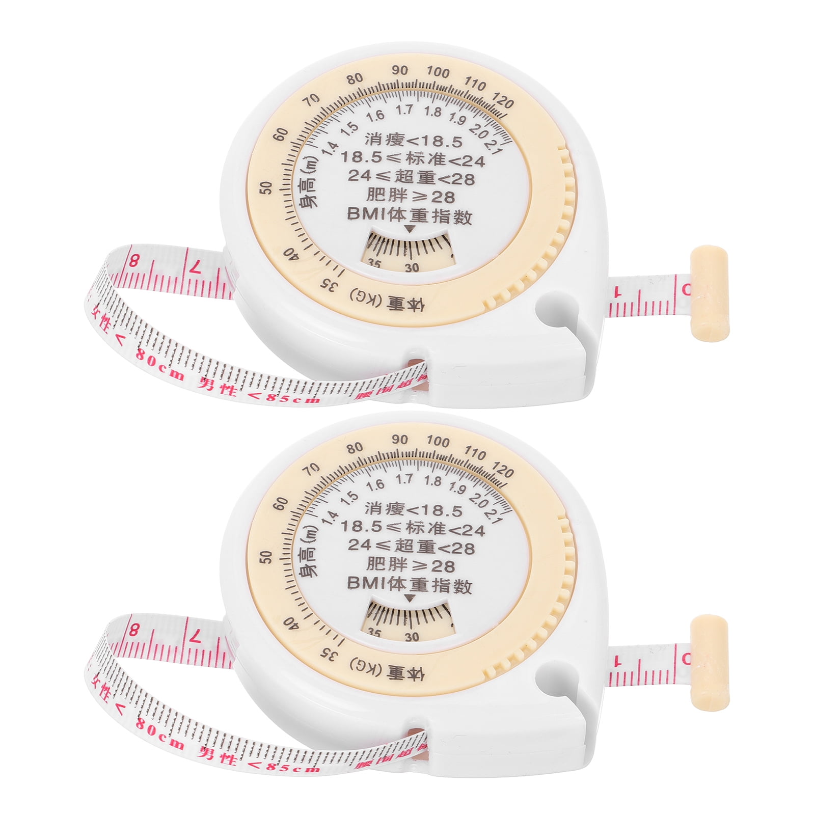 KAKOWELY 2Pack Portable Dual Sided Measuring Tape for Body Measurements ...