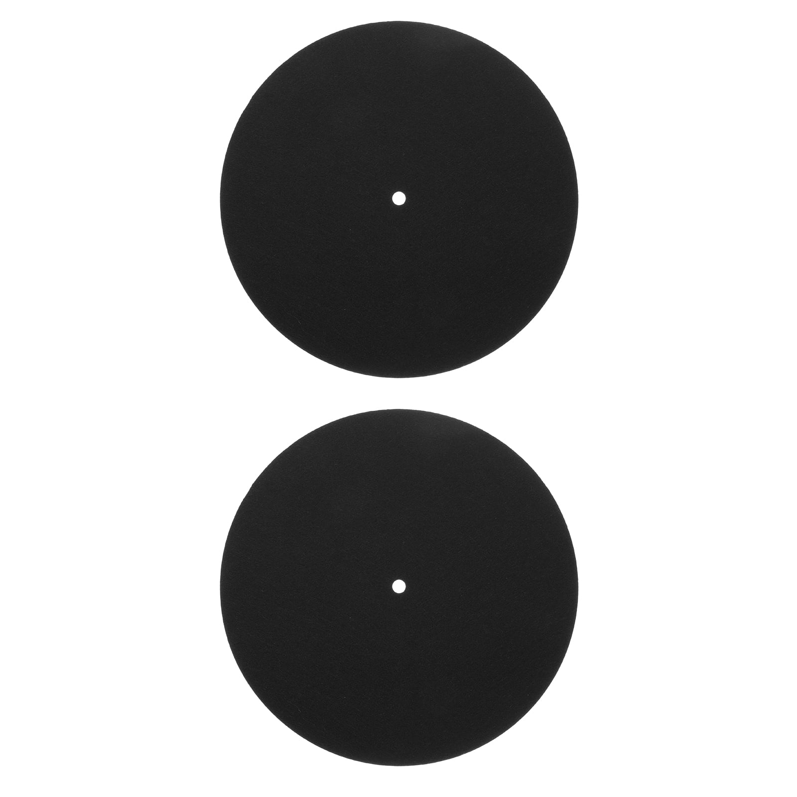 KAKOWELY 2Pack Round Felt Turntable Mats for Music Enthusiasts Scratch ...