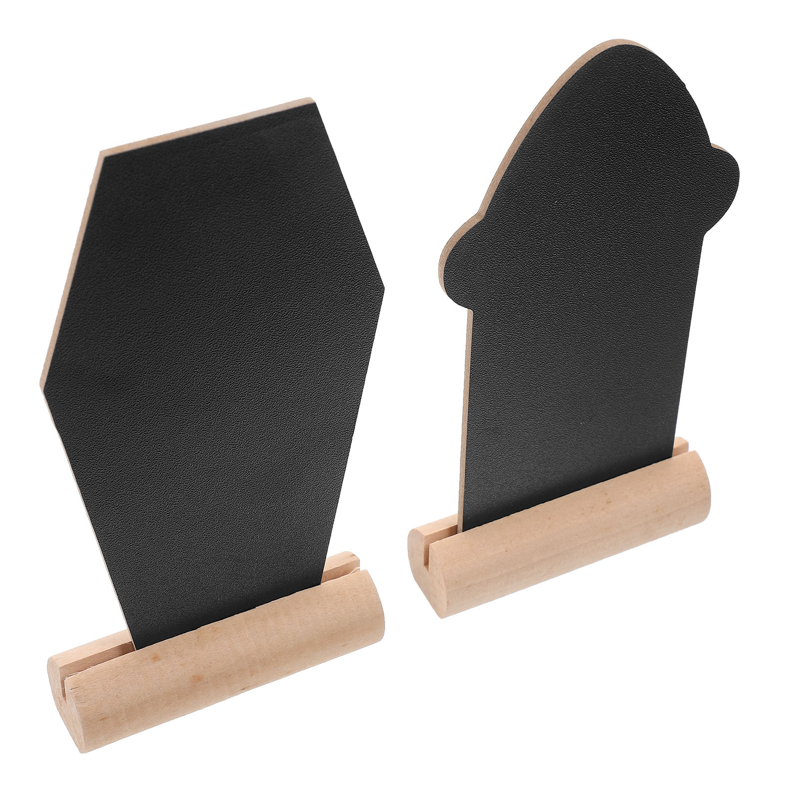 KAKOWELY 2Pcs Label Board for General Users Wooden Standing Type ...
