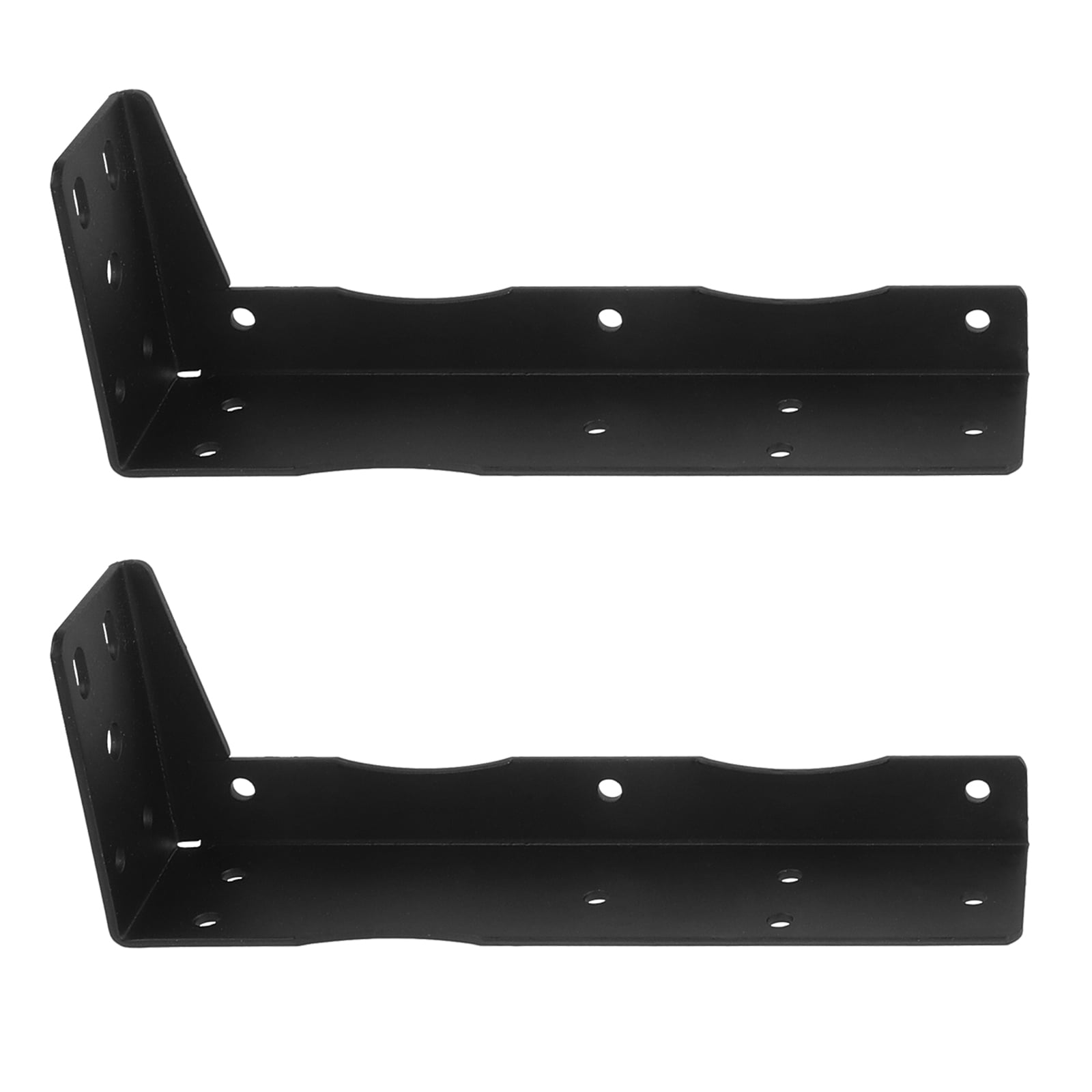KAKOWELY 2Pcs Metal Brackets for Shelves Heavy Duty Wall Shelf Bracket ...