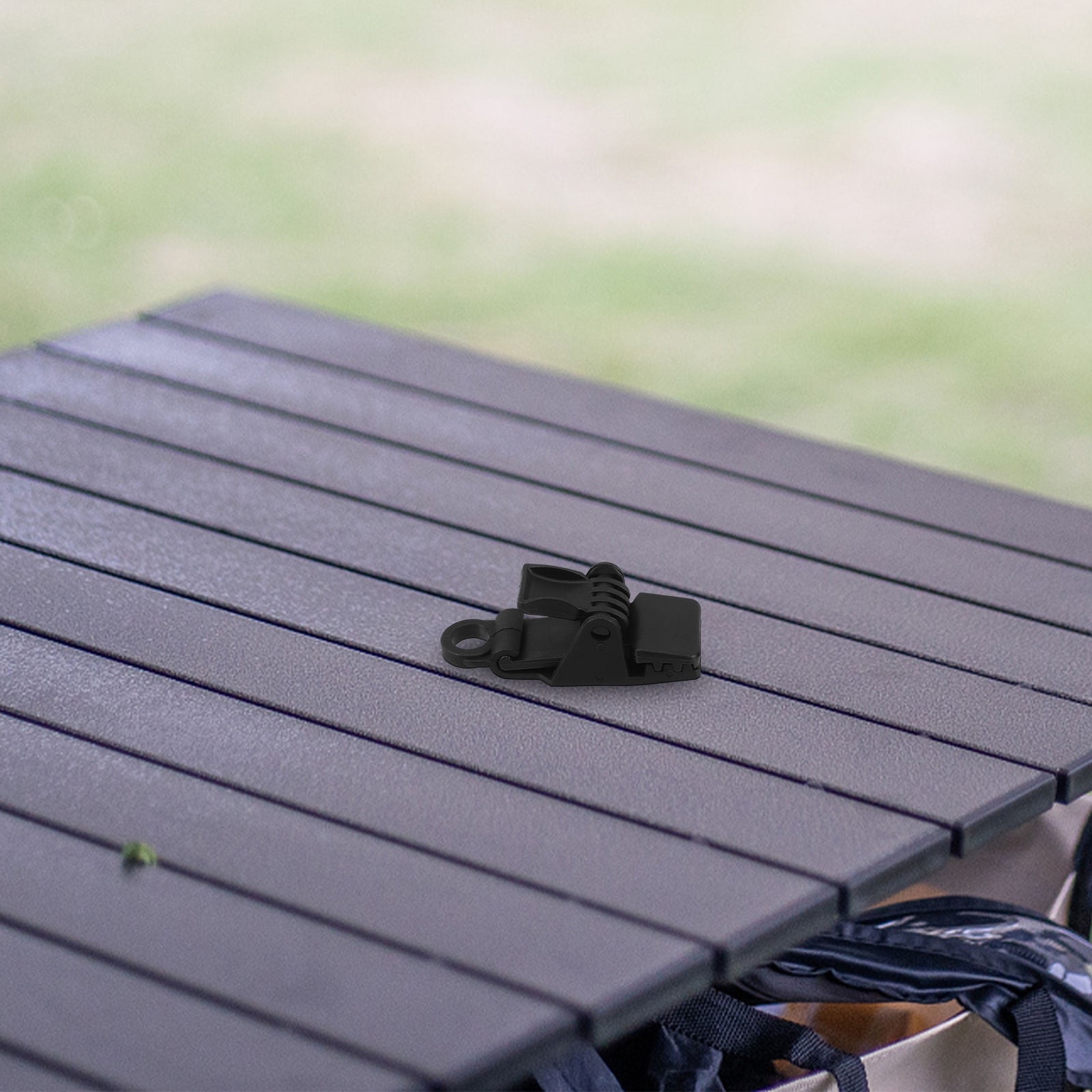 KAKOWELY 2Set Black Nylon Tent Clamp with Rain Resistant Function Tarp ...