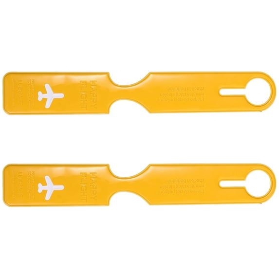 KAKOWELY 2Set Simple Design Small Luggage Tags Preventing Loss for ...