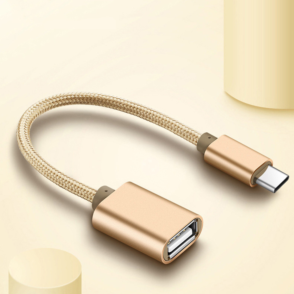 KAKOWELY 32Set Golden OTG Cable Type-C To USB 2.0 for Charging and ...