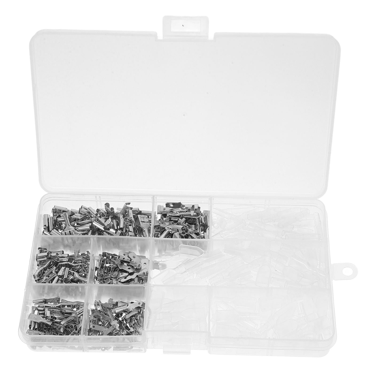 KAKOWELY 360Set Wire Spade Connectors Silver for Double Connector ...