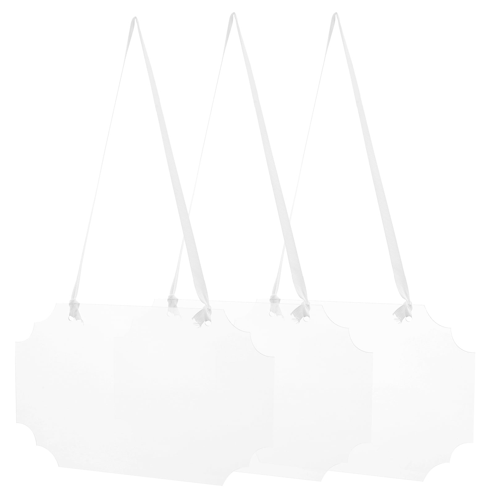 KAKOWELY 3Pcs Mini Chalk Board Transparent Acrylic Rectangle For ...