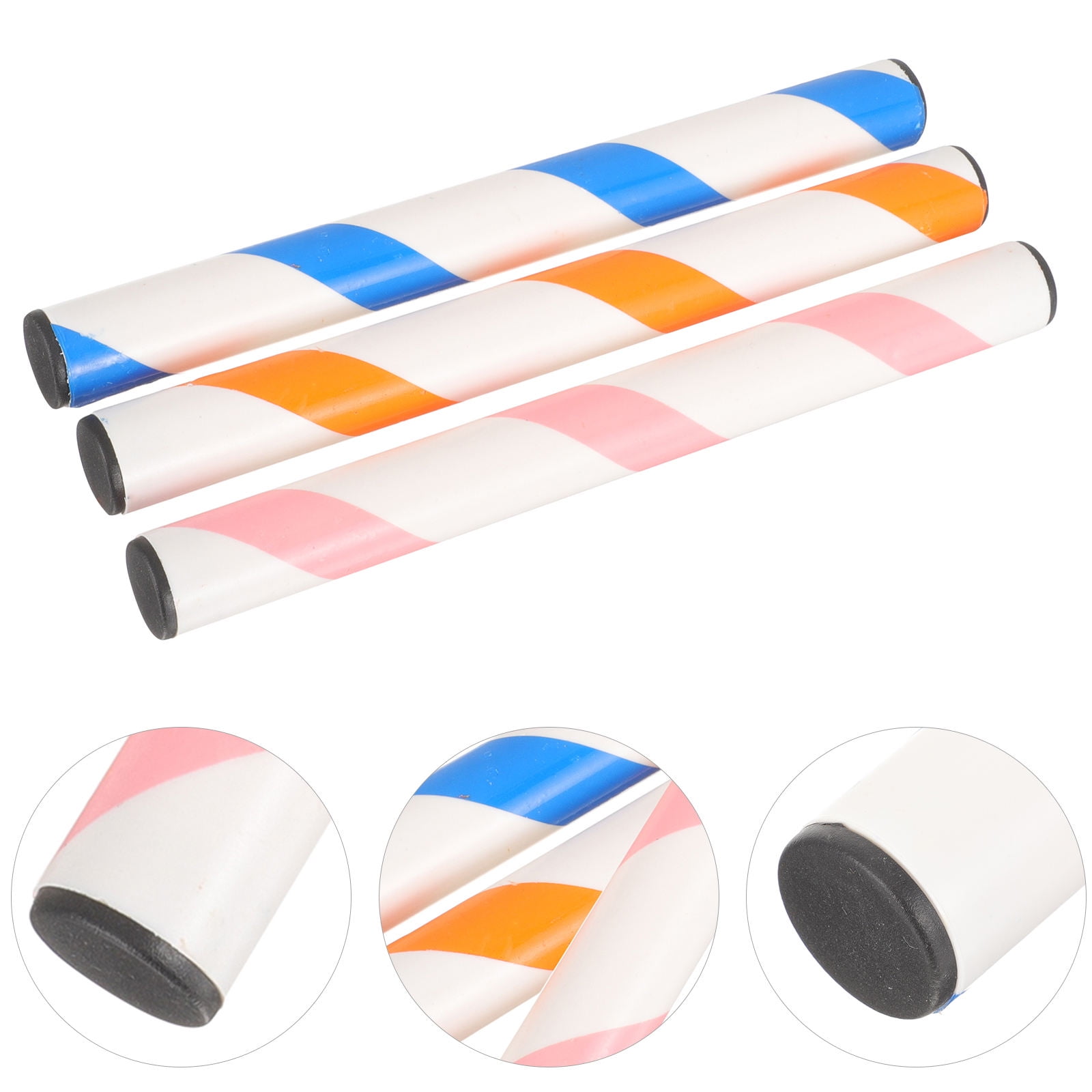 KAKOWELY 3Pcs Relay Stick Blue Competition Running Sticks For Kids ...