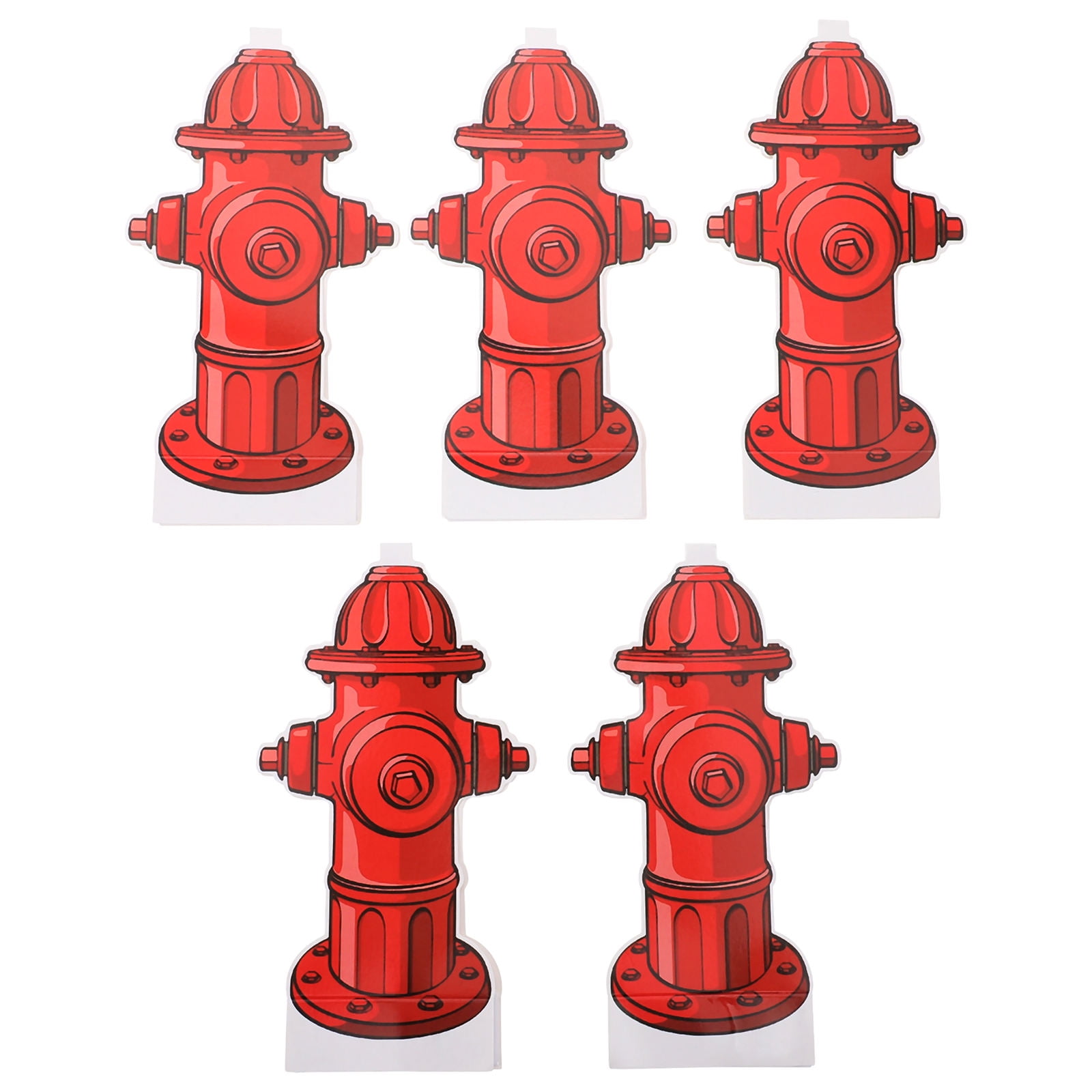 KAKOWELY 5 Sheets Dog Fire Hydrant Shaped Pee Train Toilet Column ...