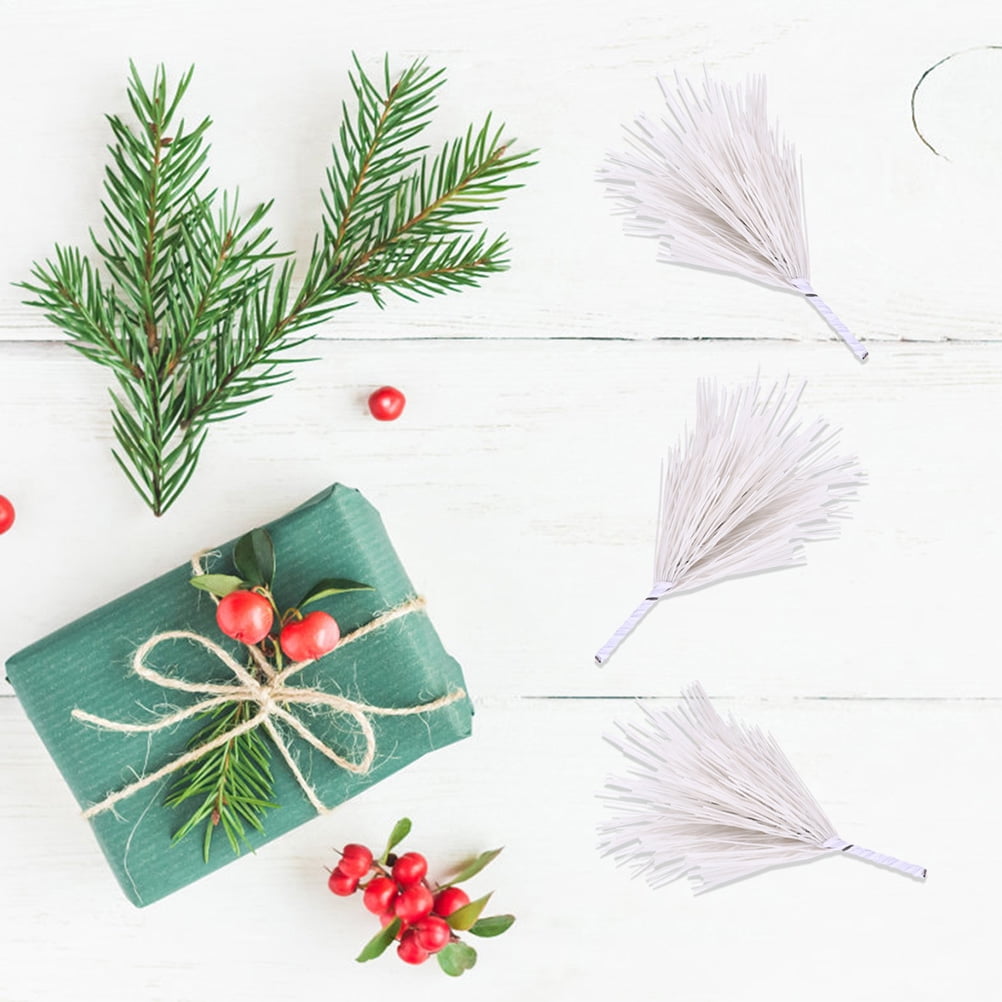 KAKOWELY 50Pcs Fake Evergreen Branches Realistic Needle Like for ...