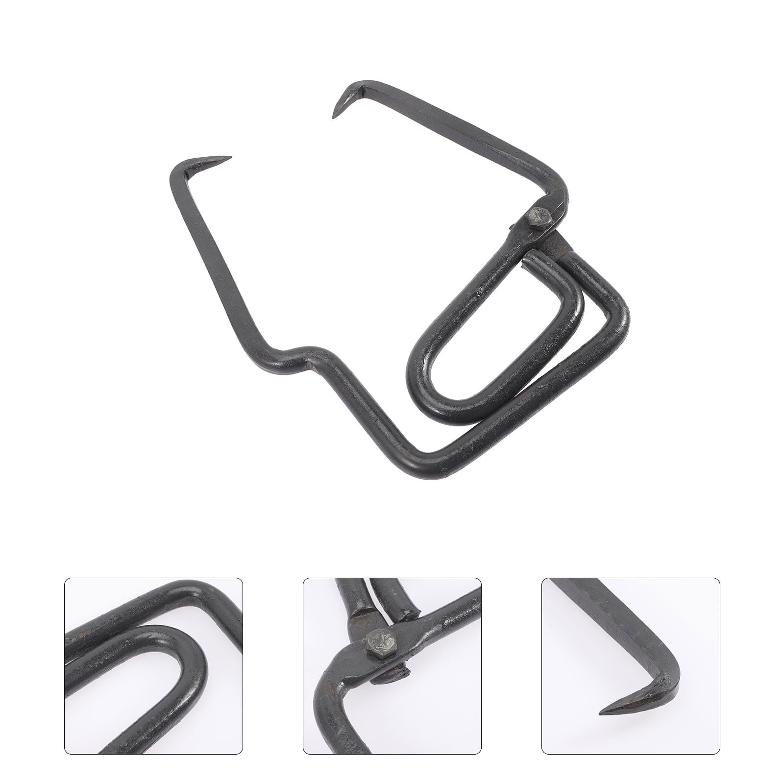 KAKOWELY 5Set Ice Tongs For Blocks Of Ice Heavy Duty Iron Design ...