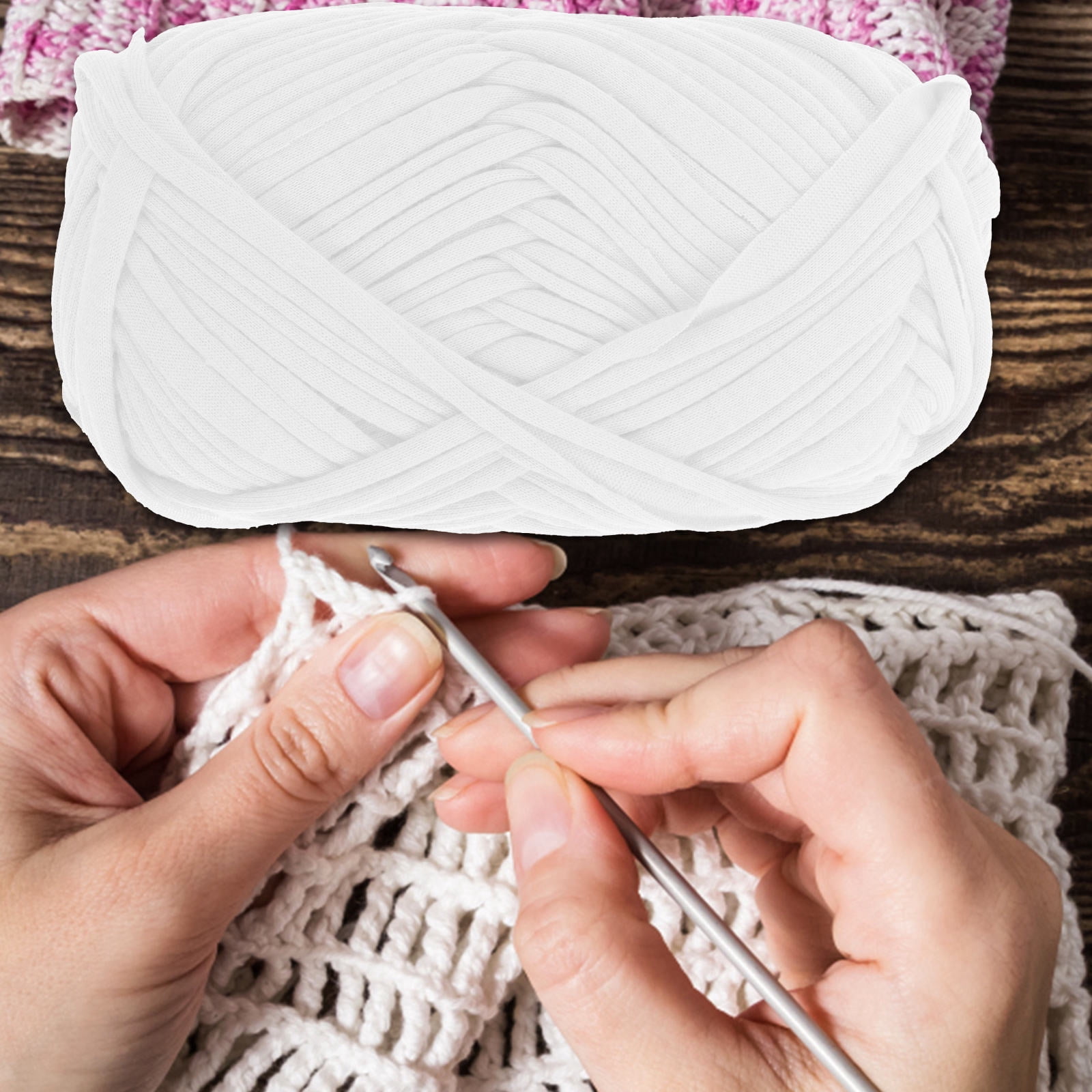 KAKOWELY Braided Yarns 4 Rolls Yarn for Crocheting Kit Women Family ...