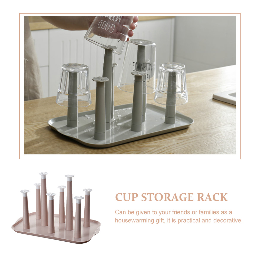 KAKOWELY Color Plastic Cup Storage Rack 32.00X20.00X18.00Cm For ...