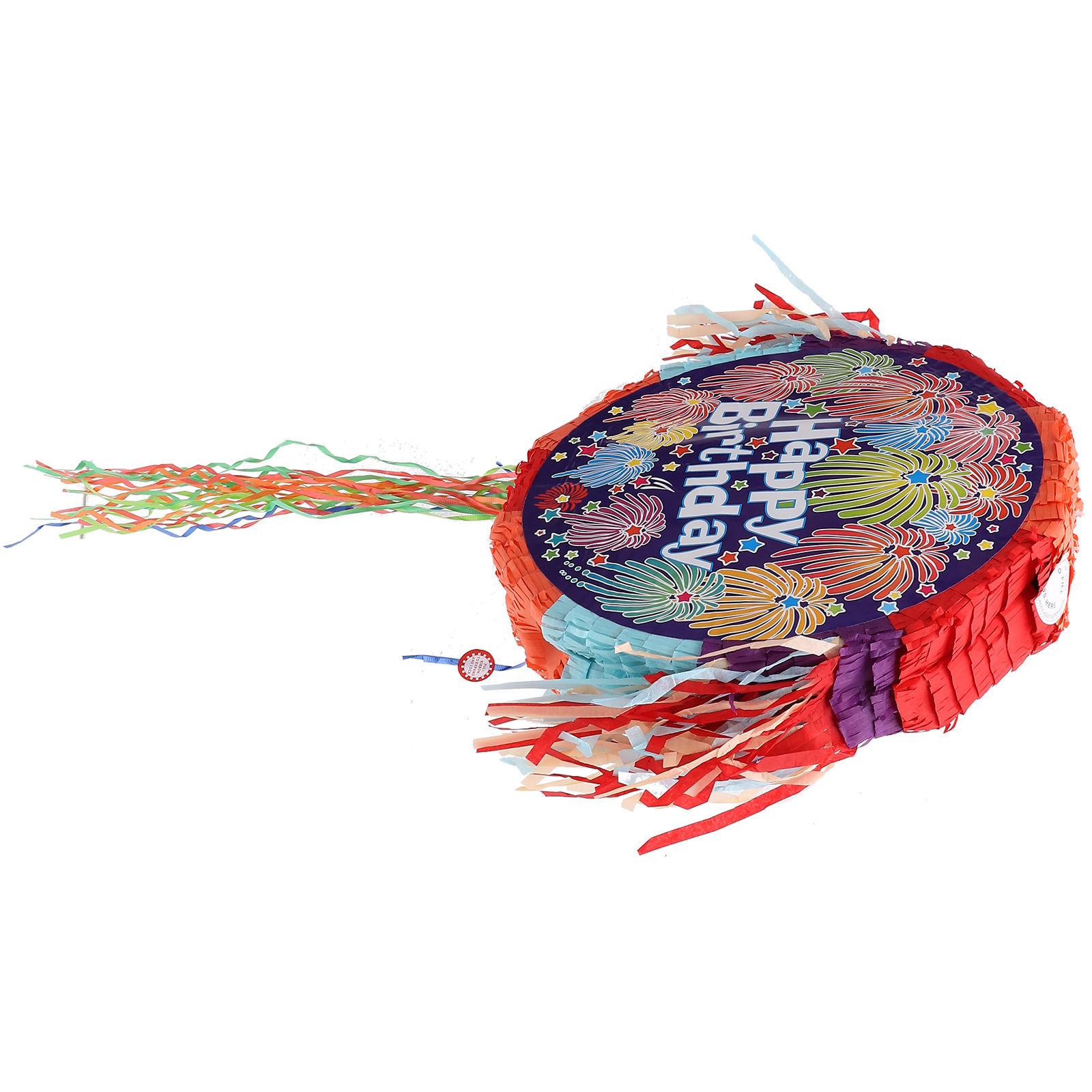 KAKOWELY Colorful Birthday Decoration 43X43X9 5in Multi Colored Round ...