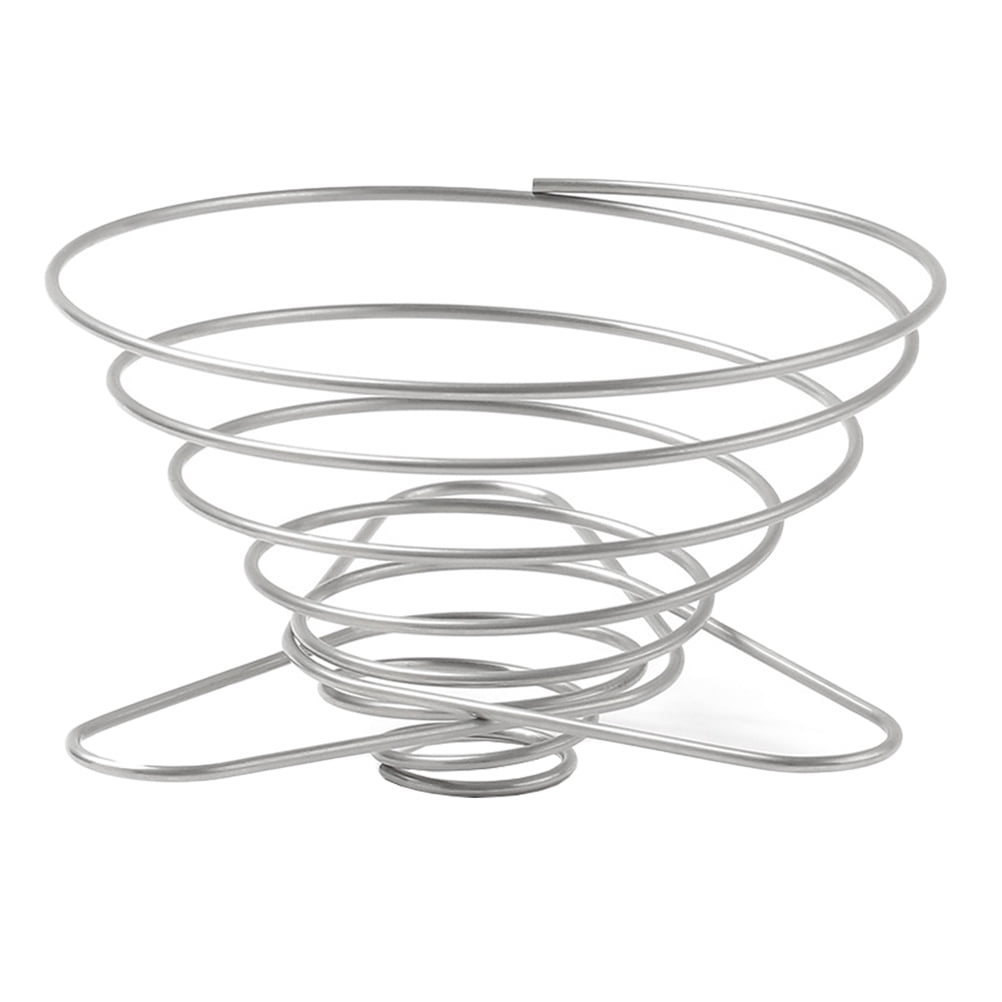 KAKOWELY Cone Shaped Collapsible Coffee Filter in Silver Stainless ...