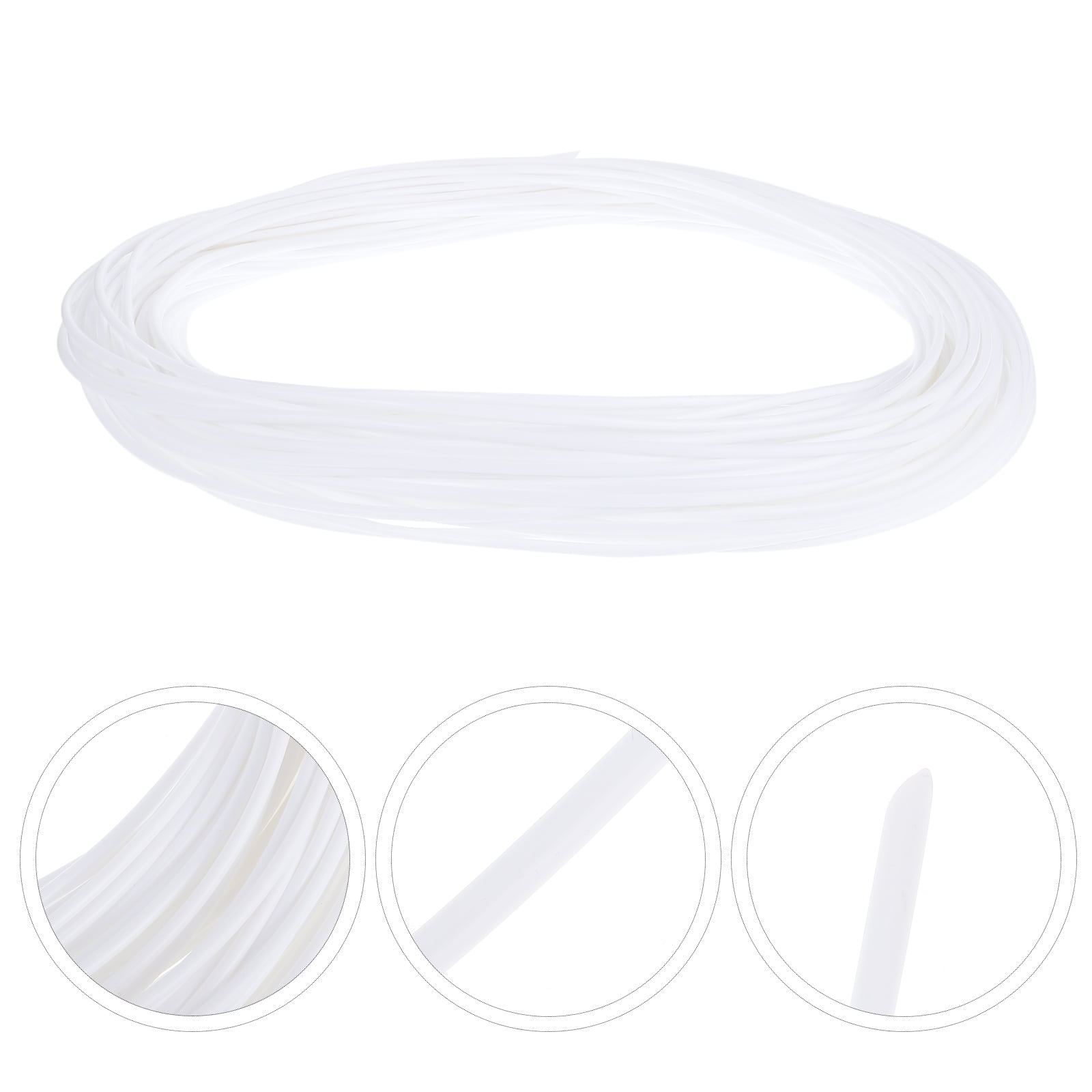 KAKOWELY Craft Enthusiasts 1 Roll of White Plastic Rattan Weaving ...