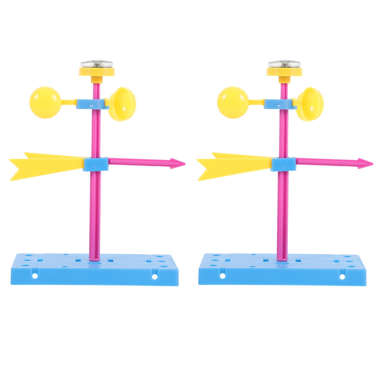 KAKOWELY DIY Assembly Toy 2Set Wind Vane for Science Experiment ...