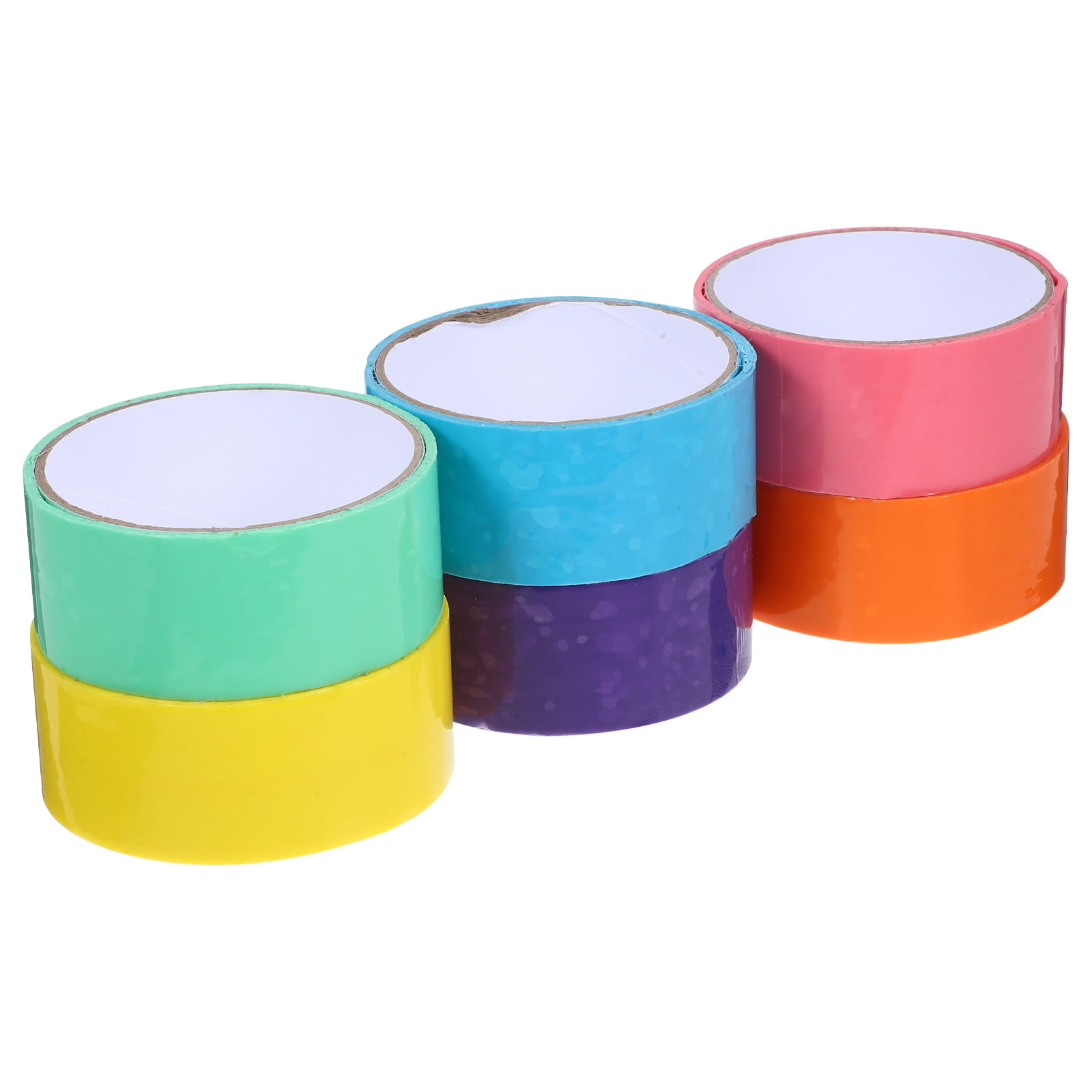 KAKOWELY Diy Accessory 6 Rolls Coloured Grip Tape for Decompression and ...