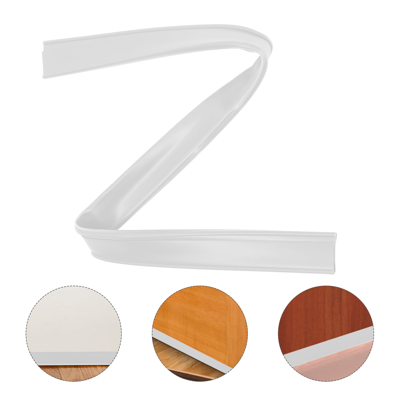 KAKOWELY Door Bottom Soundproofing Strip 1Set Flat Bottom Design for ...