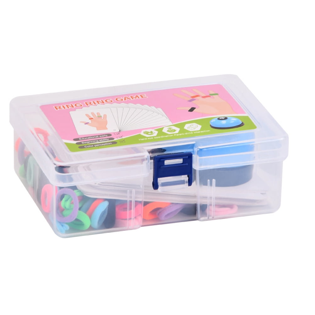 KAKOWELY Finger Ring Game for Children Assorted Color 6.48In x 4.72In x ...