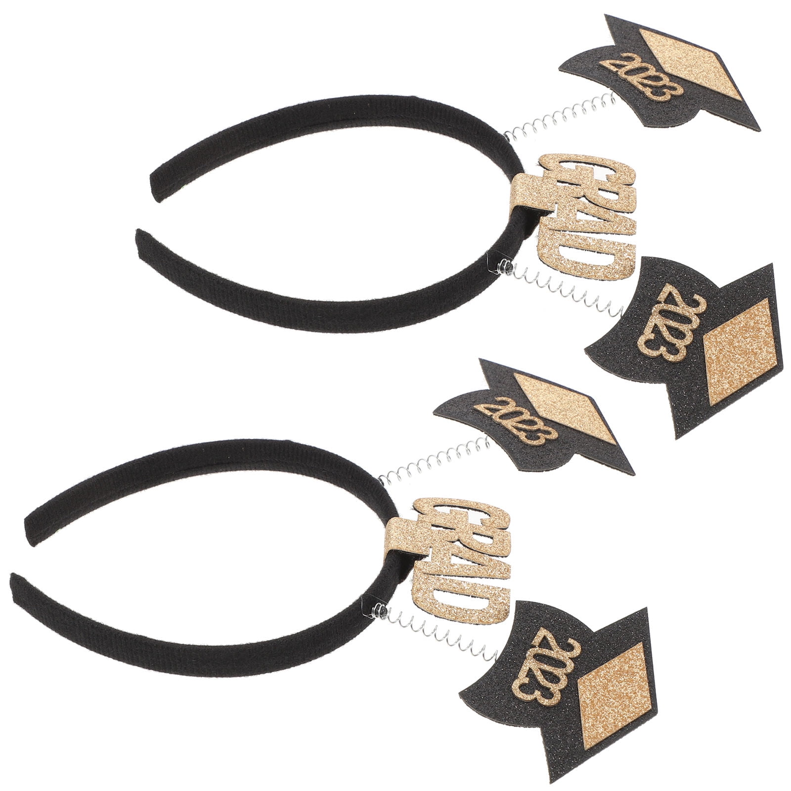 KAKOWELY Graduation Cap Headband 2Pcs Circular Felt For Women ...