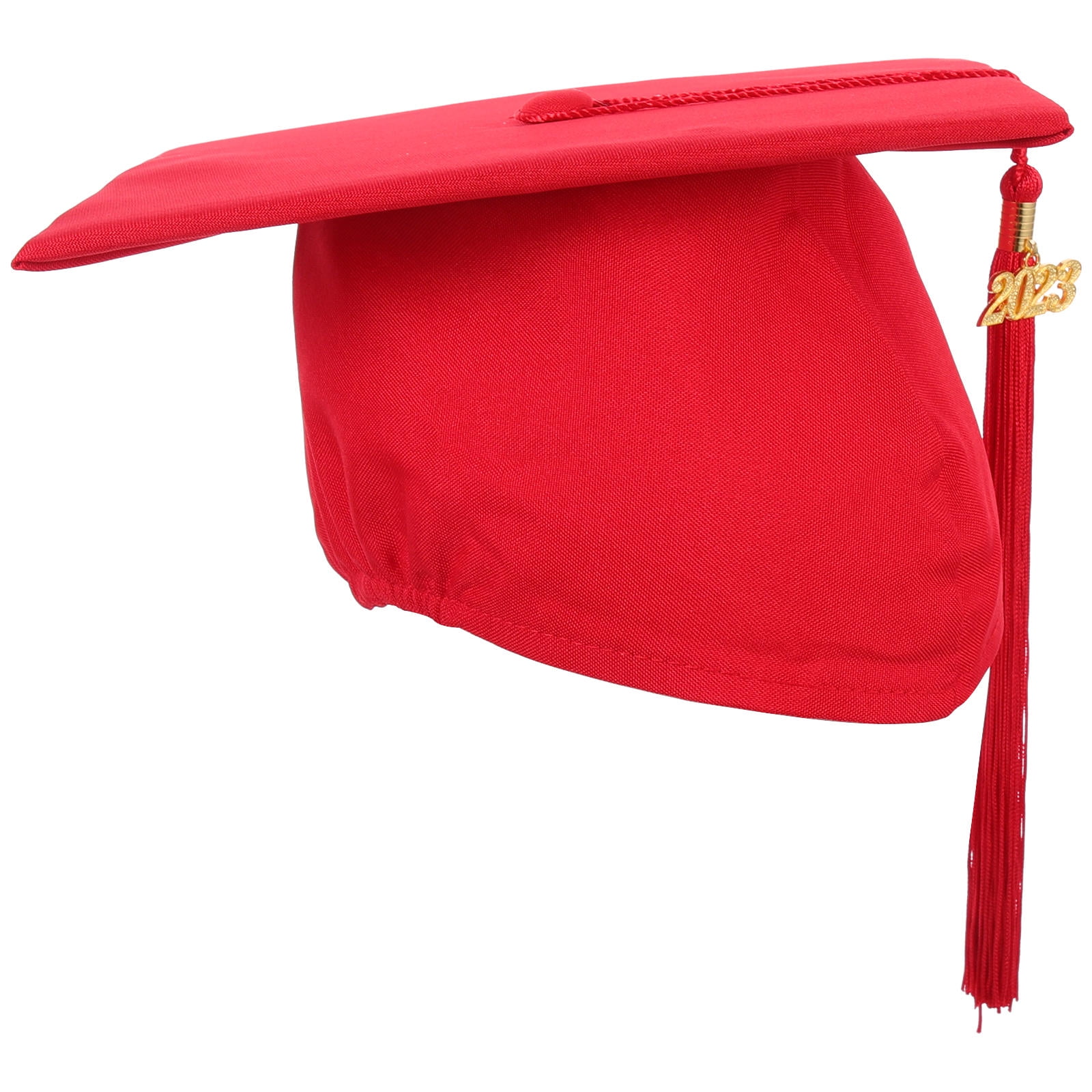 KAKOWELY Graduation Season Headwear 1Set Graduation Hat Red for Adult ...