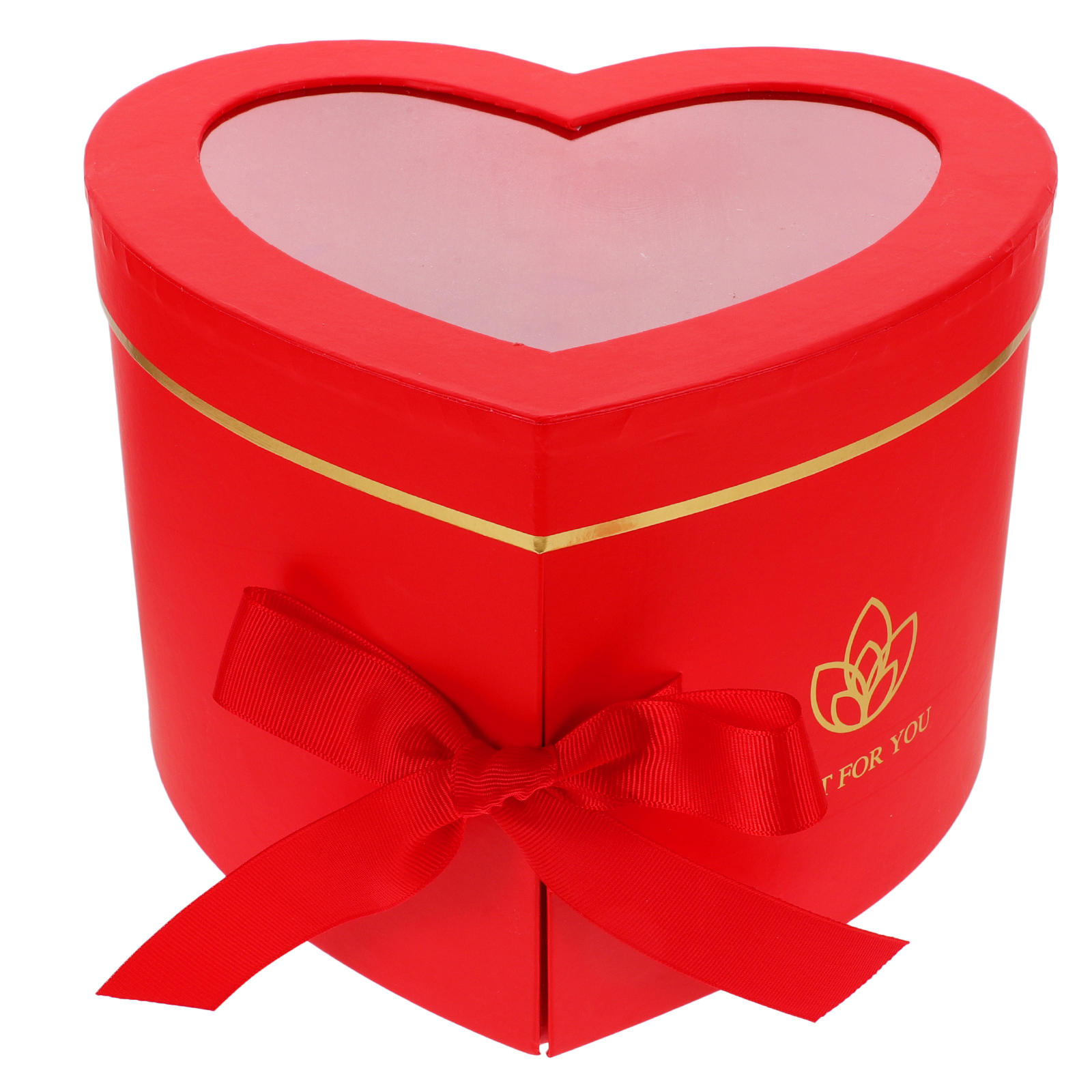 KAKOWELY Heart Box Flower Box 1Pack Hand-Held Design For Bridal Shower ...