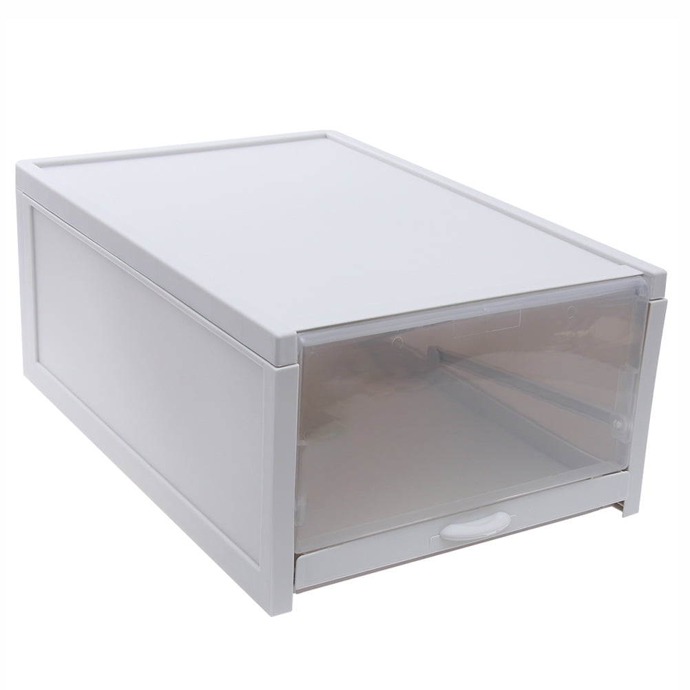 KAKOWELY Load Bearing Capacity Shoe Container 1Set Rectangular PP ...