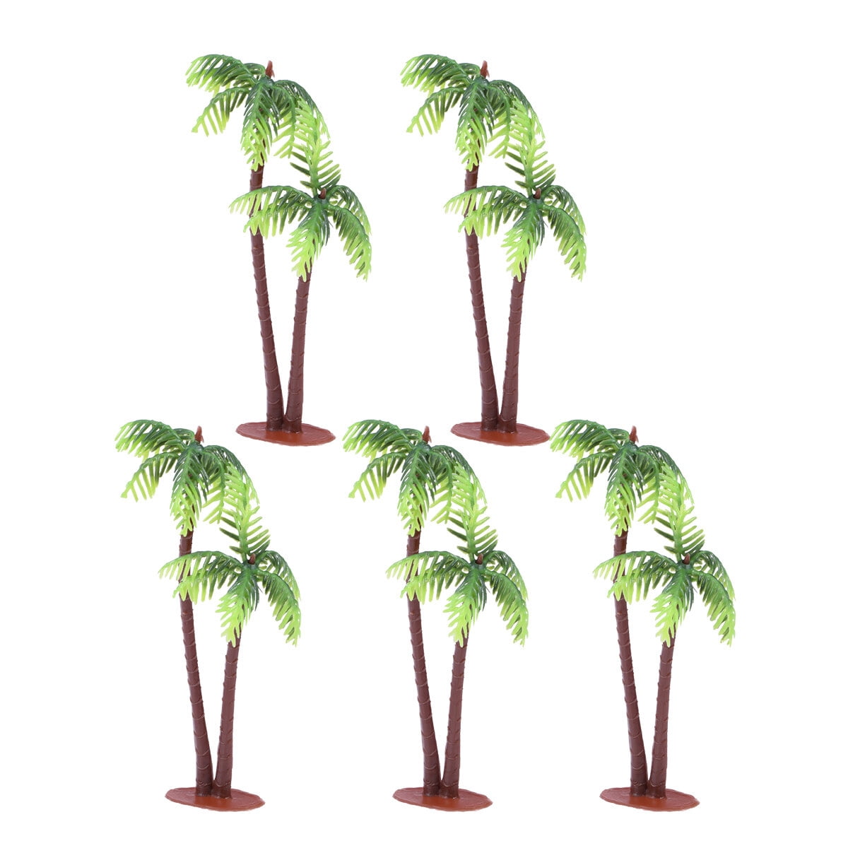 KAKOWELY Mini Palm Tree Decor Green Container Garden 5Pack - Walmart.com