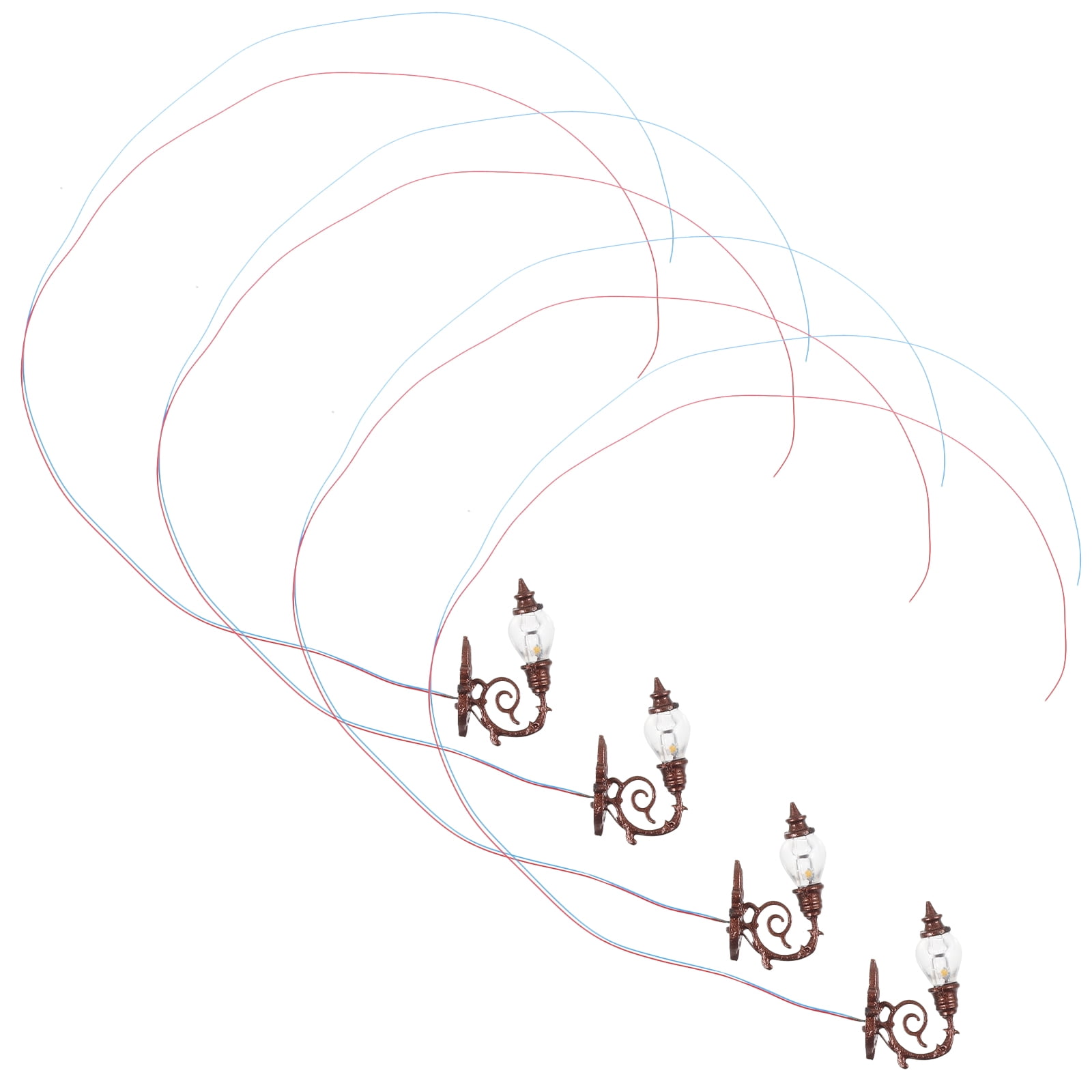 KAKOWELY Miniature Wall Sconce Warm Yellow Light for Decoration Brown ...