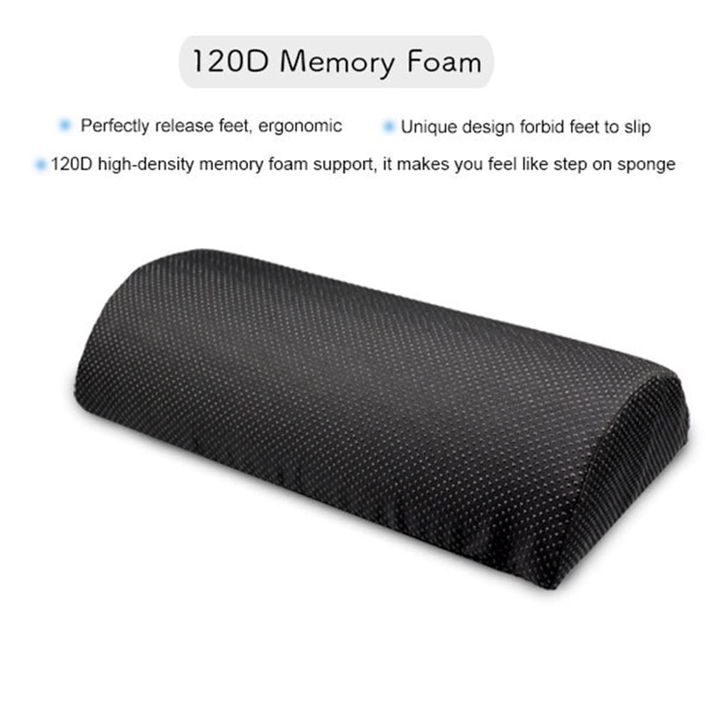 KAKOWELY Office Foot Pillow 1Pack Footrest Pad Ergonomic Support Black ...