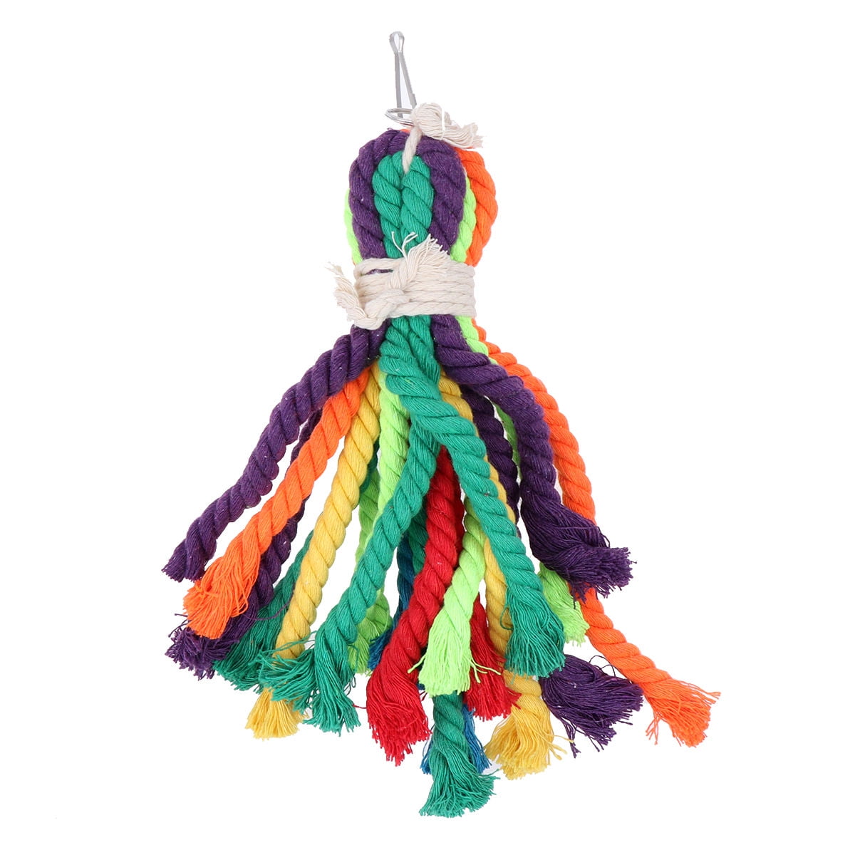 KAKOWELY Parrot Cotton Rope String Pulling Funny Chewing For Parrots ...