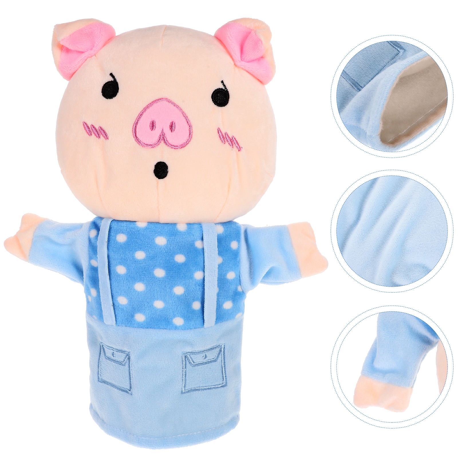 KAKOWELY Plush Pig Hand Puppet 1Set for Children Self Confidence ...