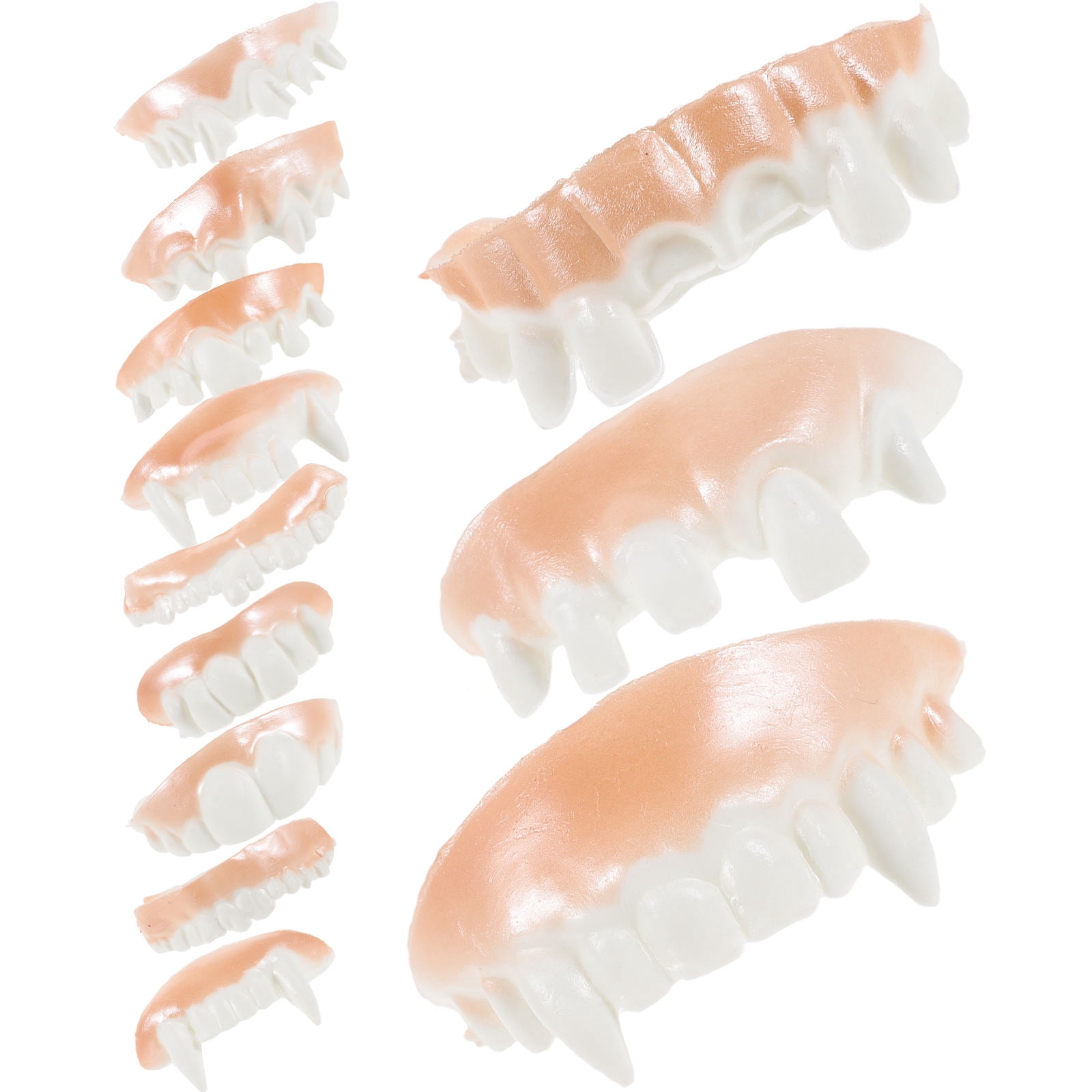 KAKOWELY Pranks 24Pcs Fake Teeth Assorted Color for April Fool's Day ...