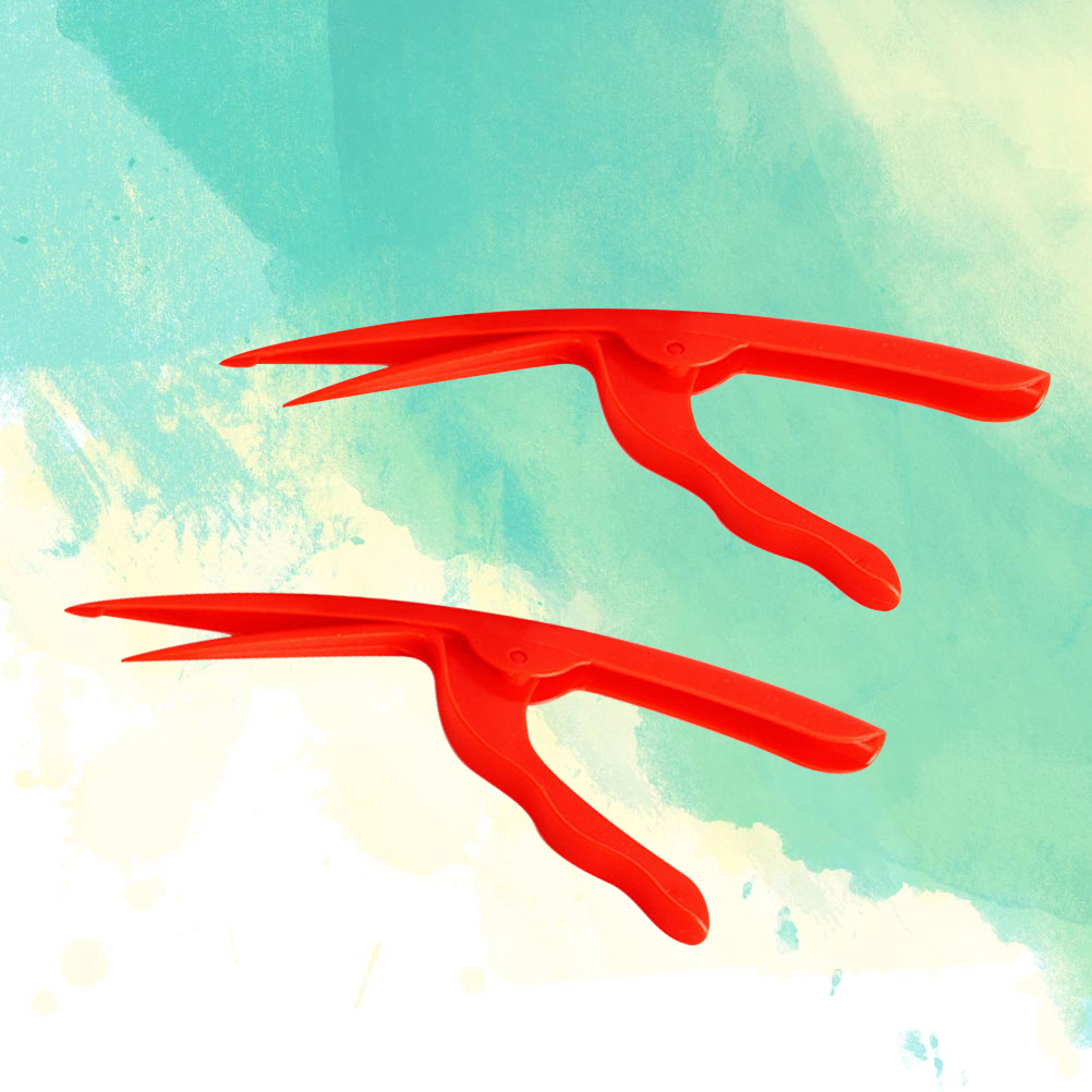 KAKOWELY Red Shrimp Deveining Tool 8Pcs Set for Shrimp Shell Removal ...