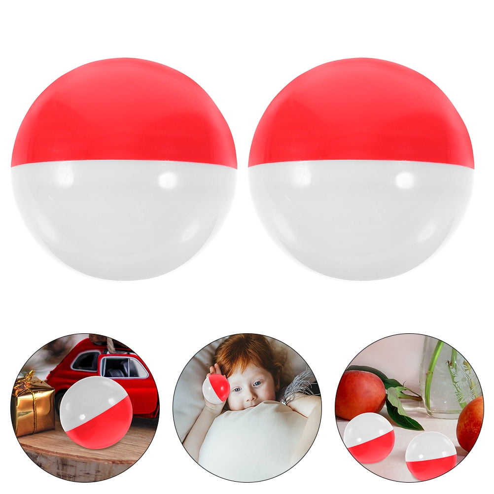 KAKOWELY Round Fillable Empty Balls 100Pcs Toy Capsules Storage for ...