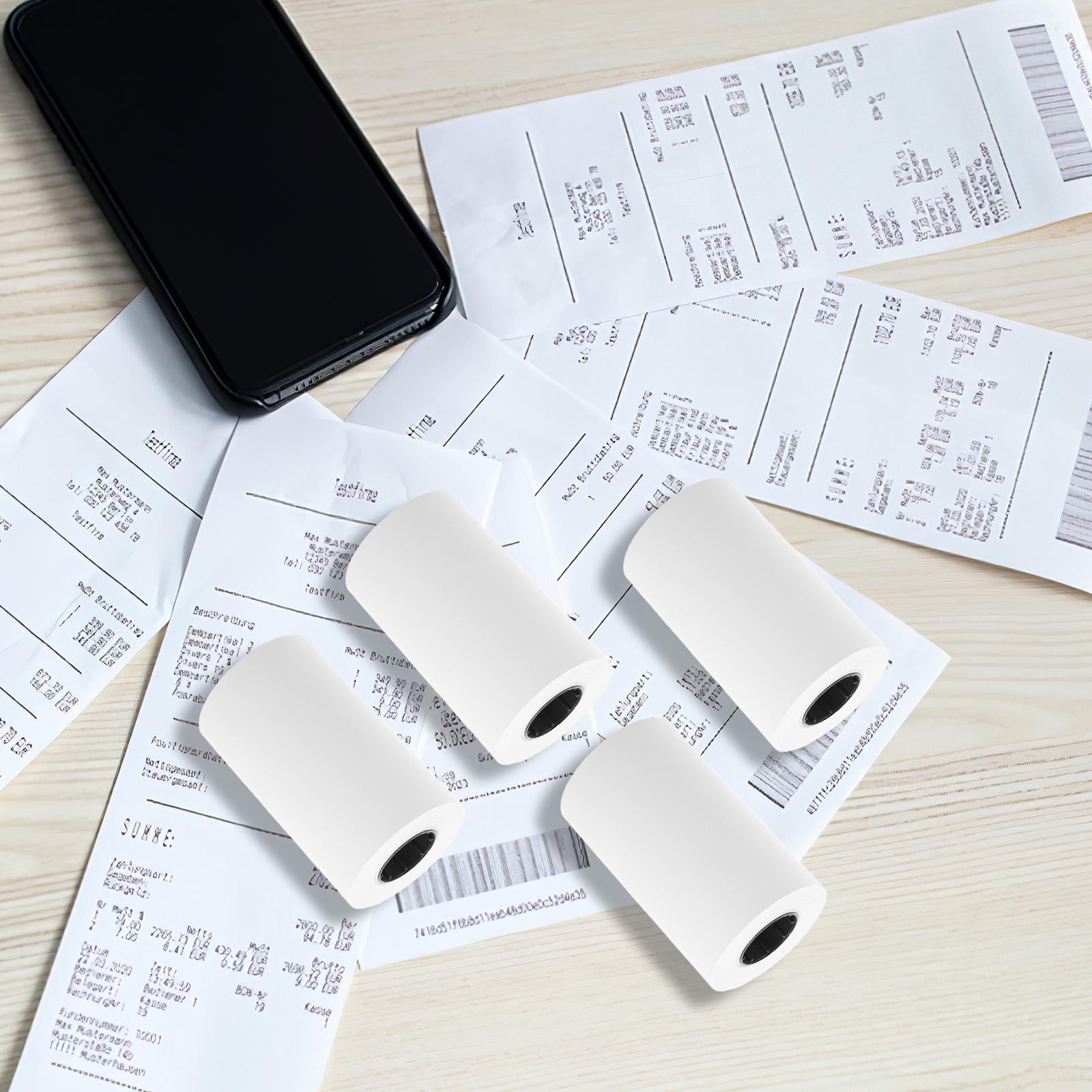 KAKOWELY Thermal Printer Paper 1 Roll for Printing Receipts in Retail ...